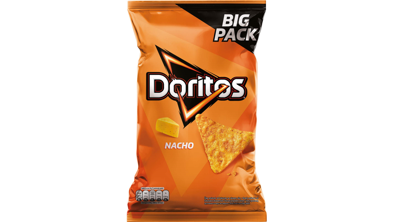 DORITOS Nacho cheese 160g - Cenoteka