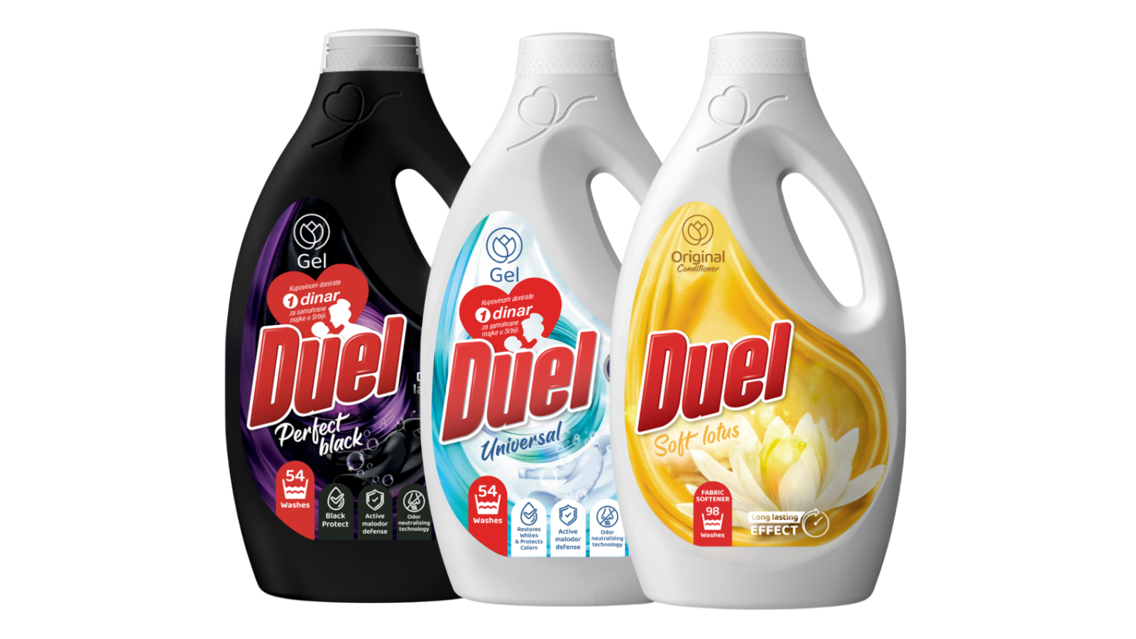 DUEL set tečni deterdžent 3x2,45l - Cenoteka