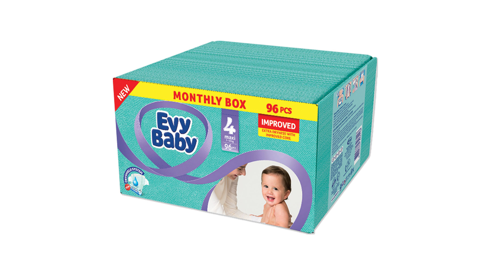 EVY BABY pelene box 4 maxi 96kom - Cenoteka