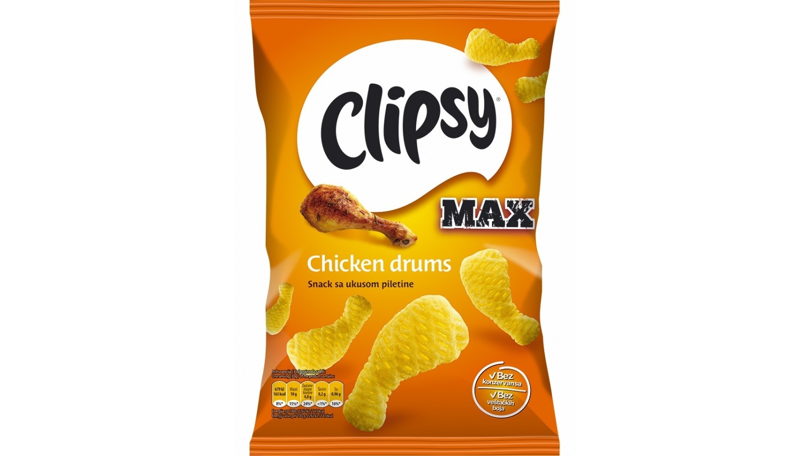 Flips MARBO Clipsy max piletina 30g - Cenoteka
