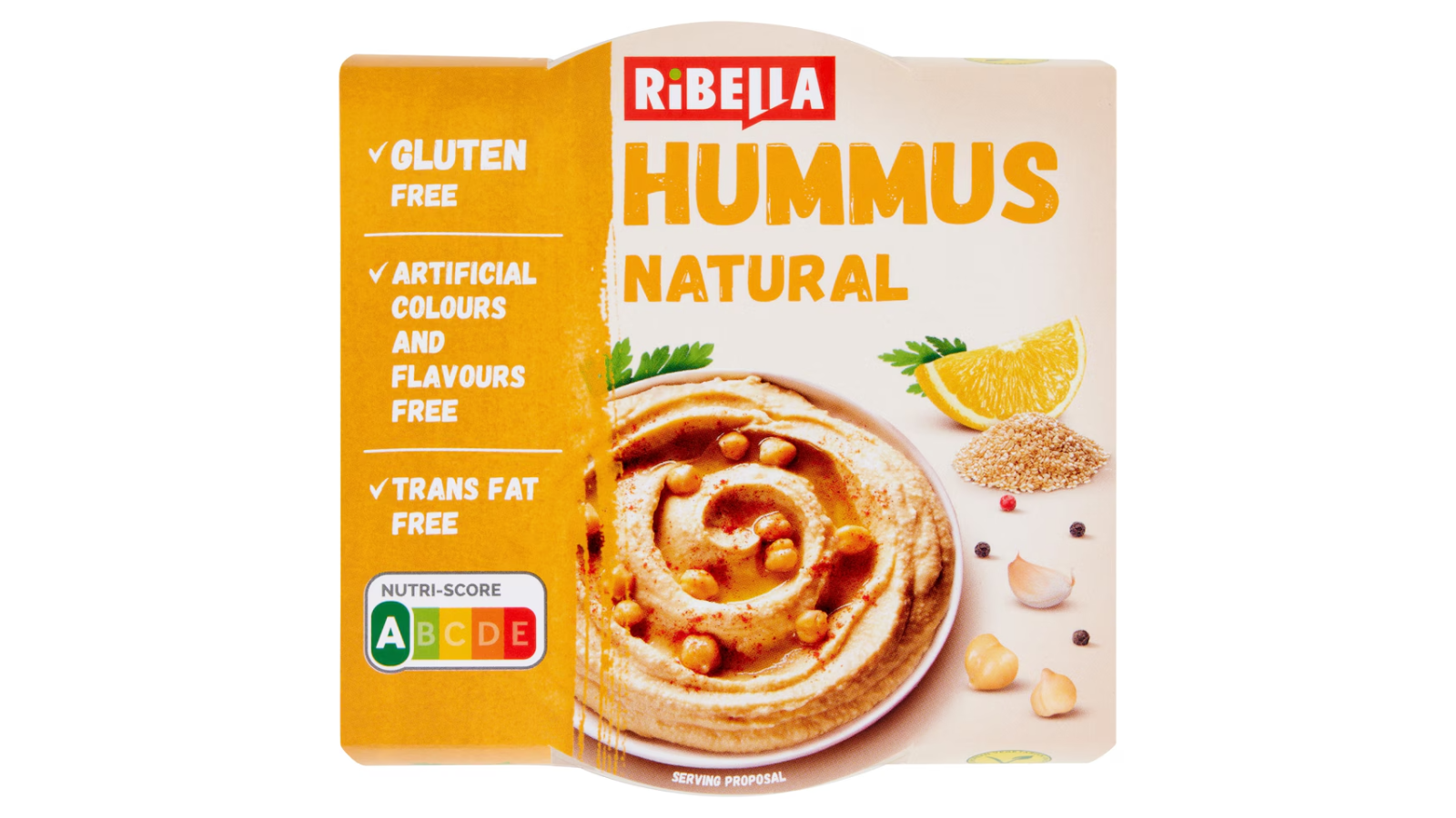 Hummus RIBELLA natural 200g - Cenoteka