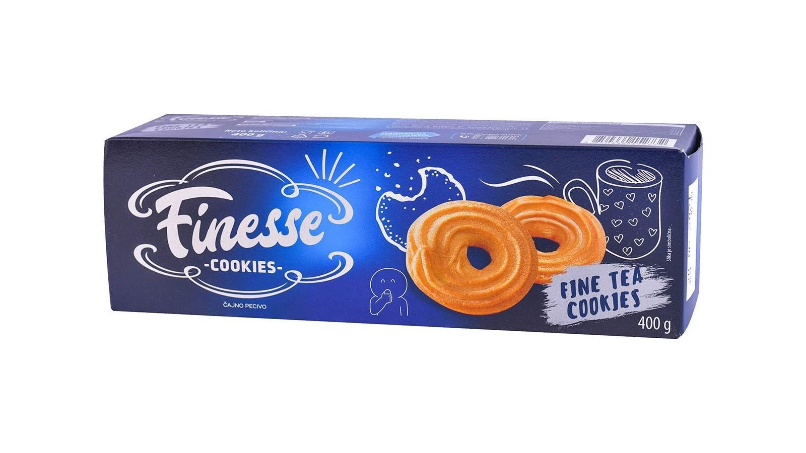 Keks FINESSE čajno pecivo 400g - Cenoteka