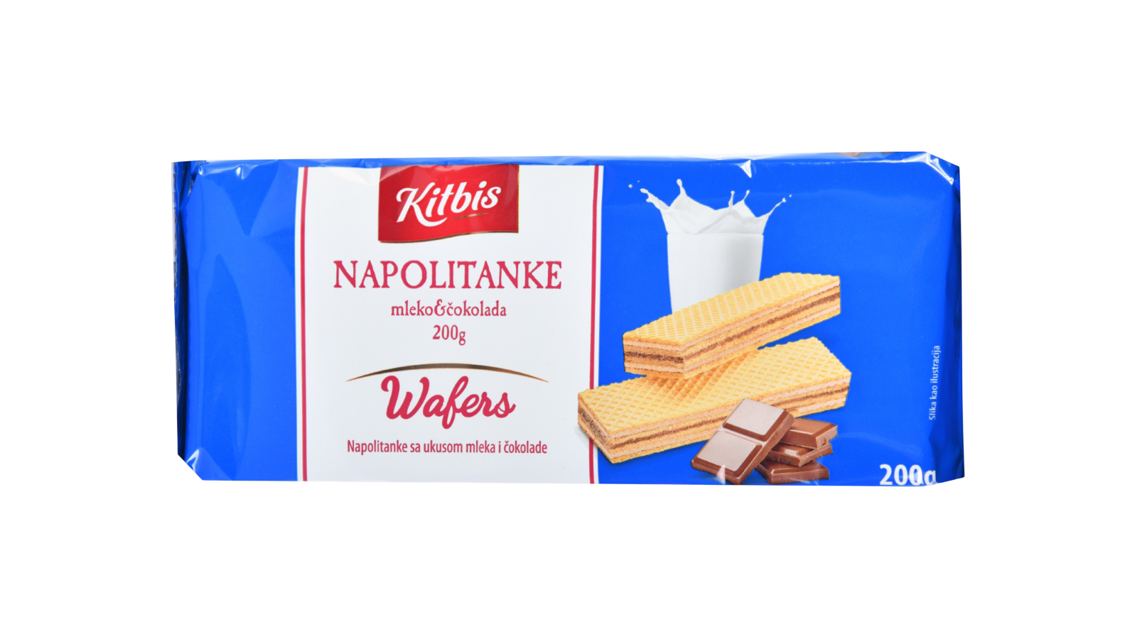 Napolitanka KITBIS mleko i čokolada 200g - Cenoteka