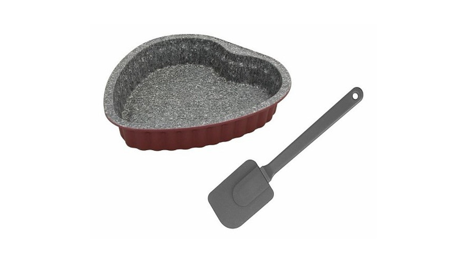 TOGNANA kalup za tortu srce Sweet Cherry 24cm i špatula - Cenoteka