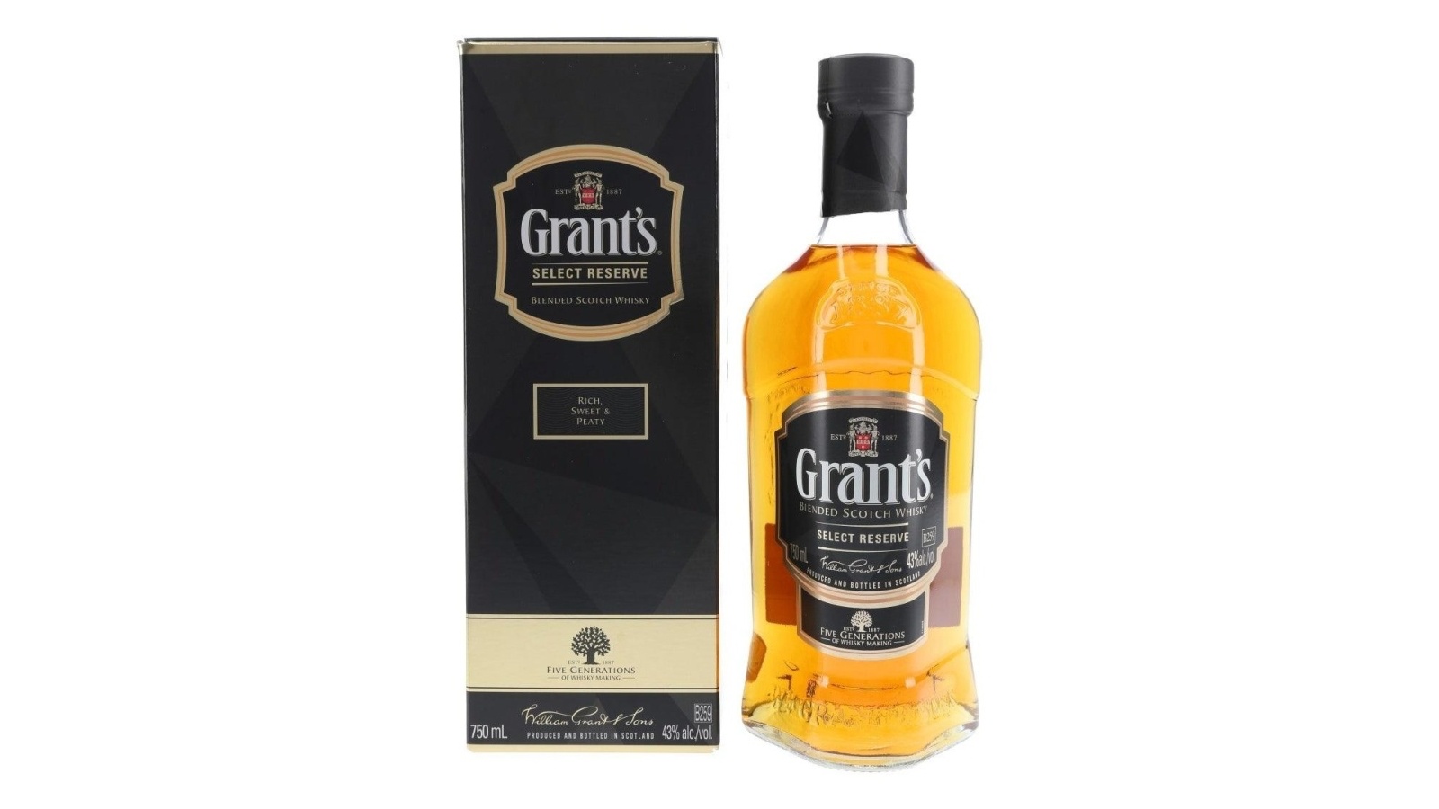 Viski GRANT'S Select reserve 0,7l - Cenoteka