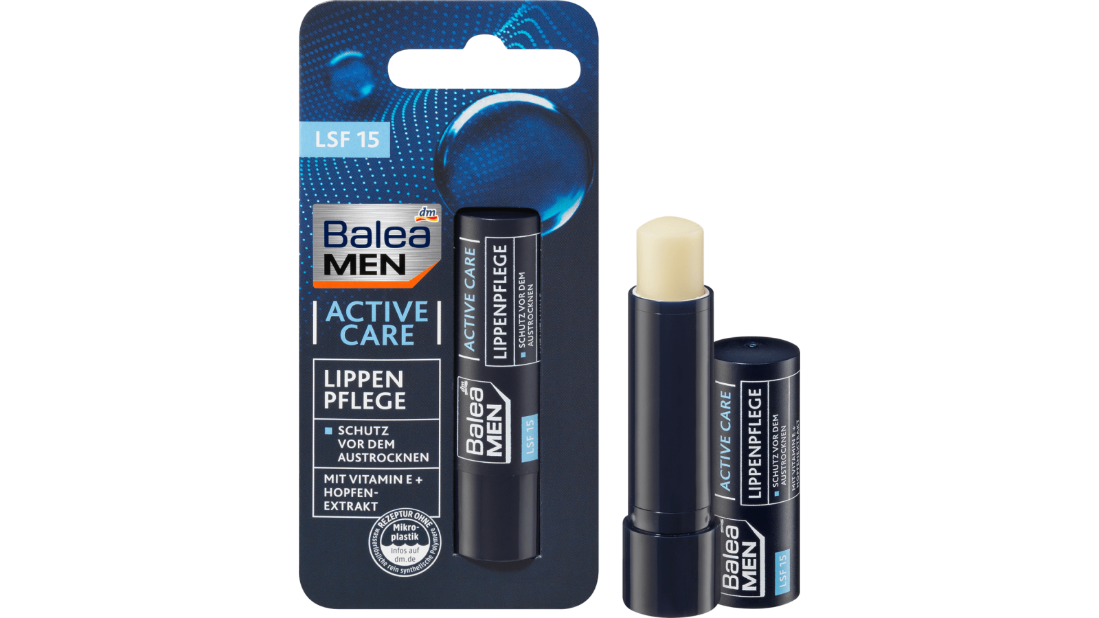 BALEA MEN Active care balzam za usne SPF15 4,8g - Cenoteka