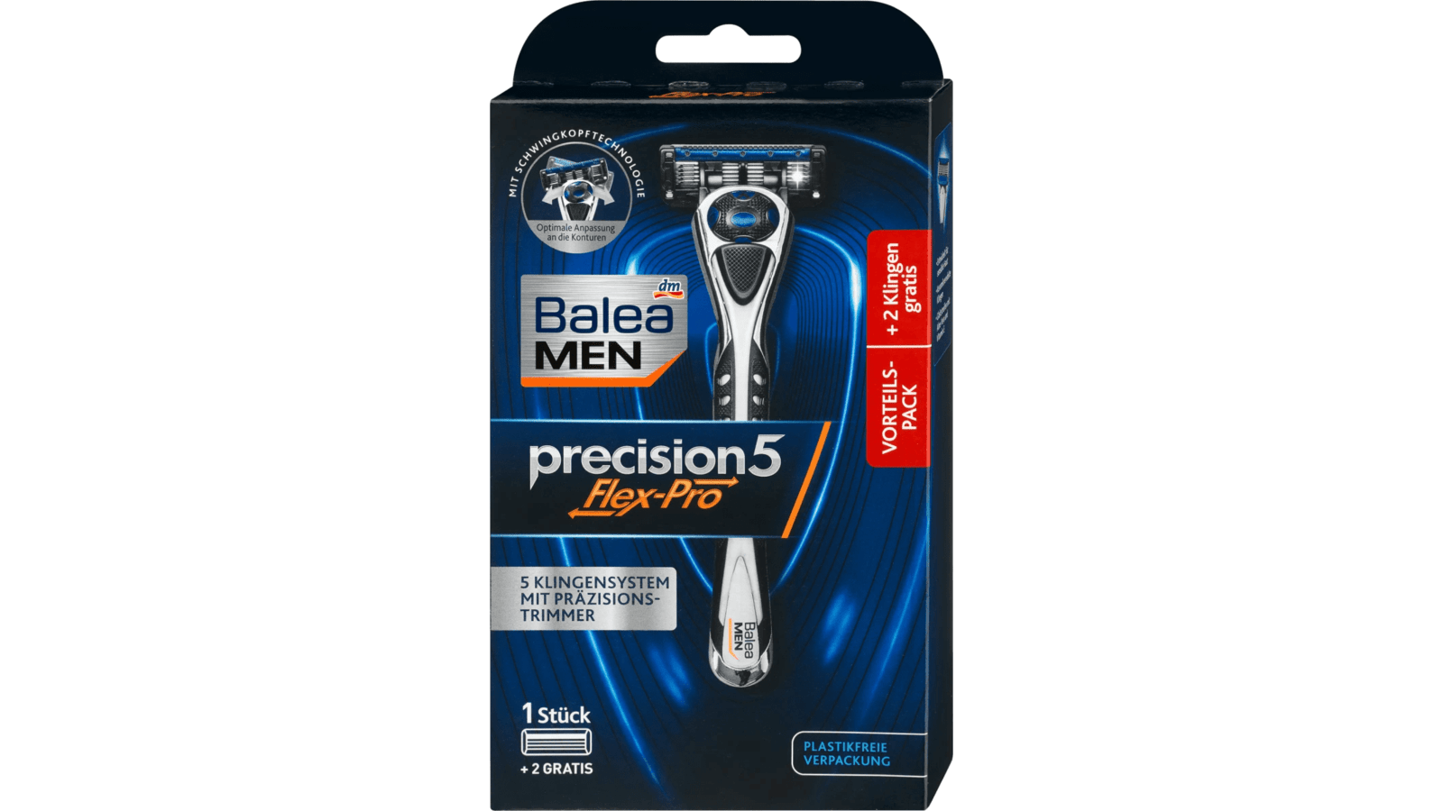 Brijač BALEA MEN Precision 5 flex pro 1kom + 3 patrone - Cenoteka
