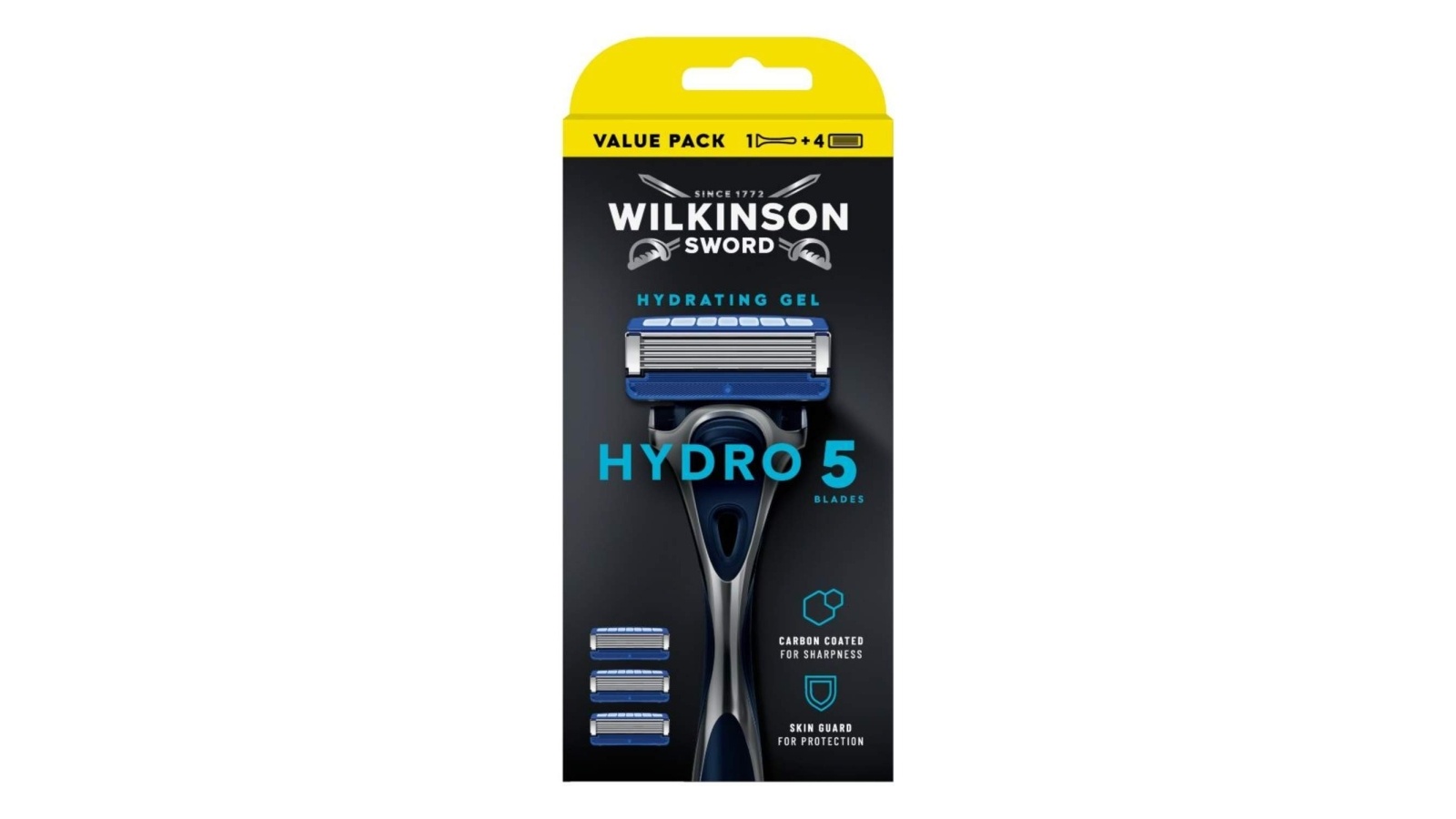 Brijač WILKINSON Hydro 5 clampack + 4 patrone - Cenoteka