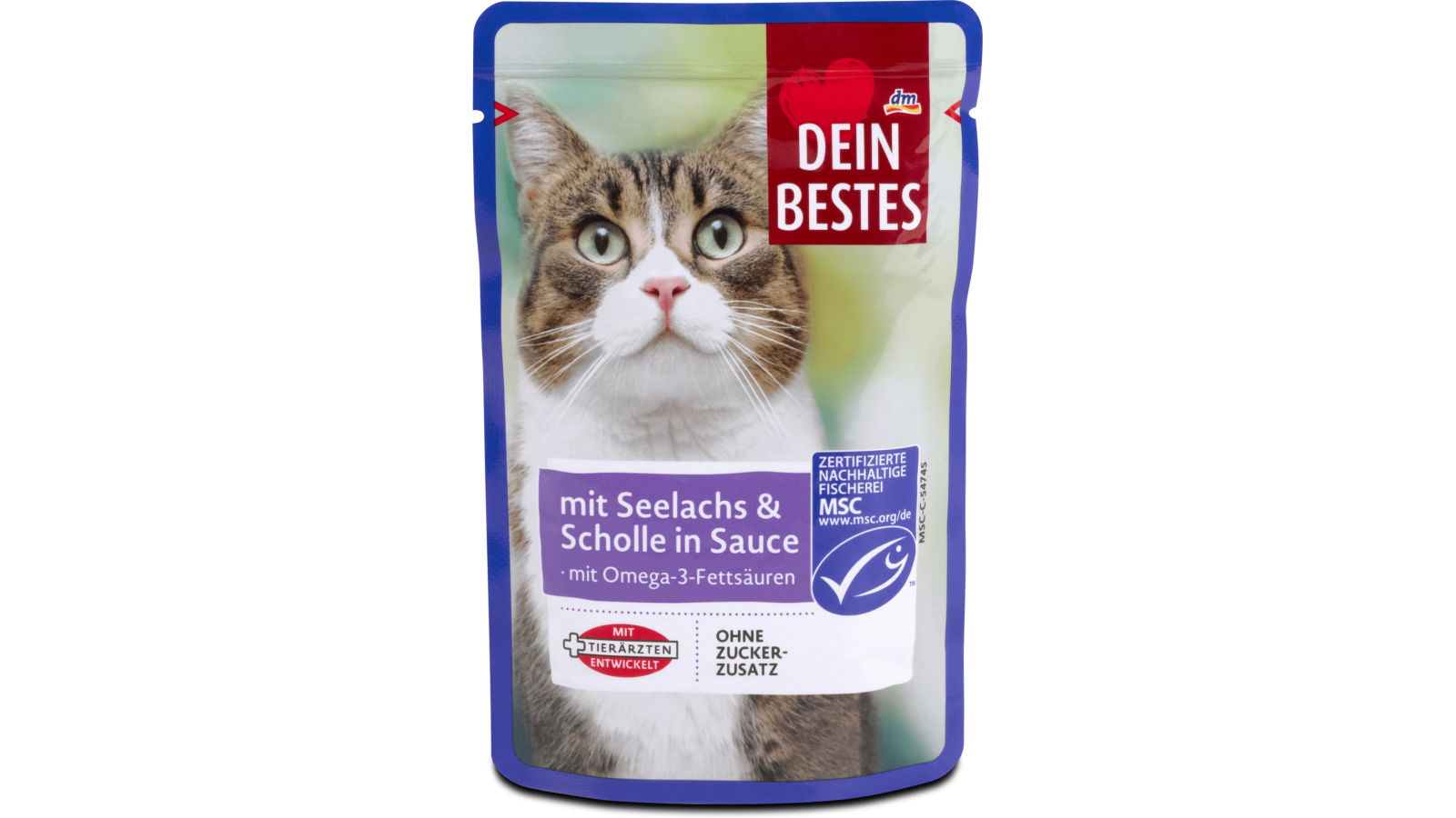 DEIN BESTES hrana za mačke crna kolja i riba list u sosu 100g - Cenoteka