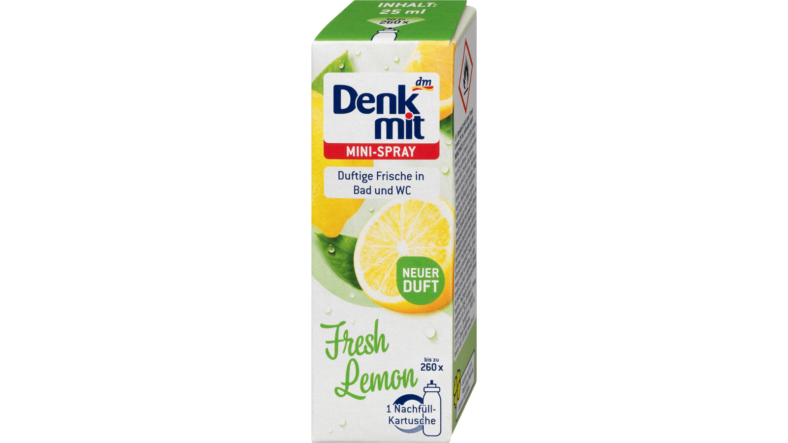 DENKMIT dopuna za mini osveživač u spreju fresh lemon 25ml - Cenoteka