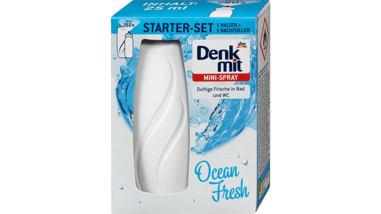 DENKMIT mini osveživač ocean fresh 25ml - Cenoteka