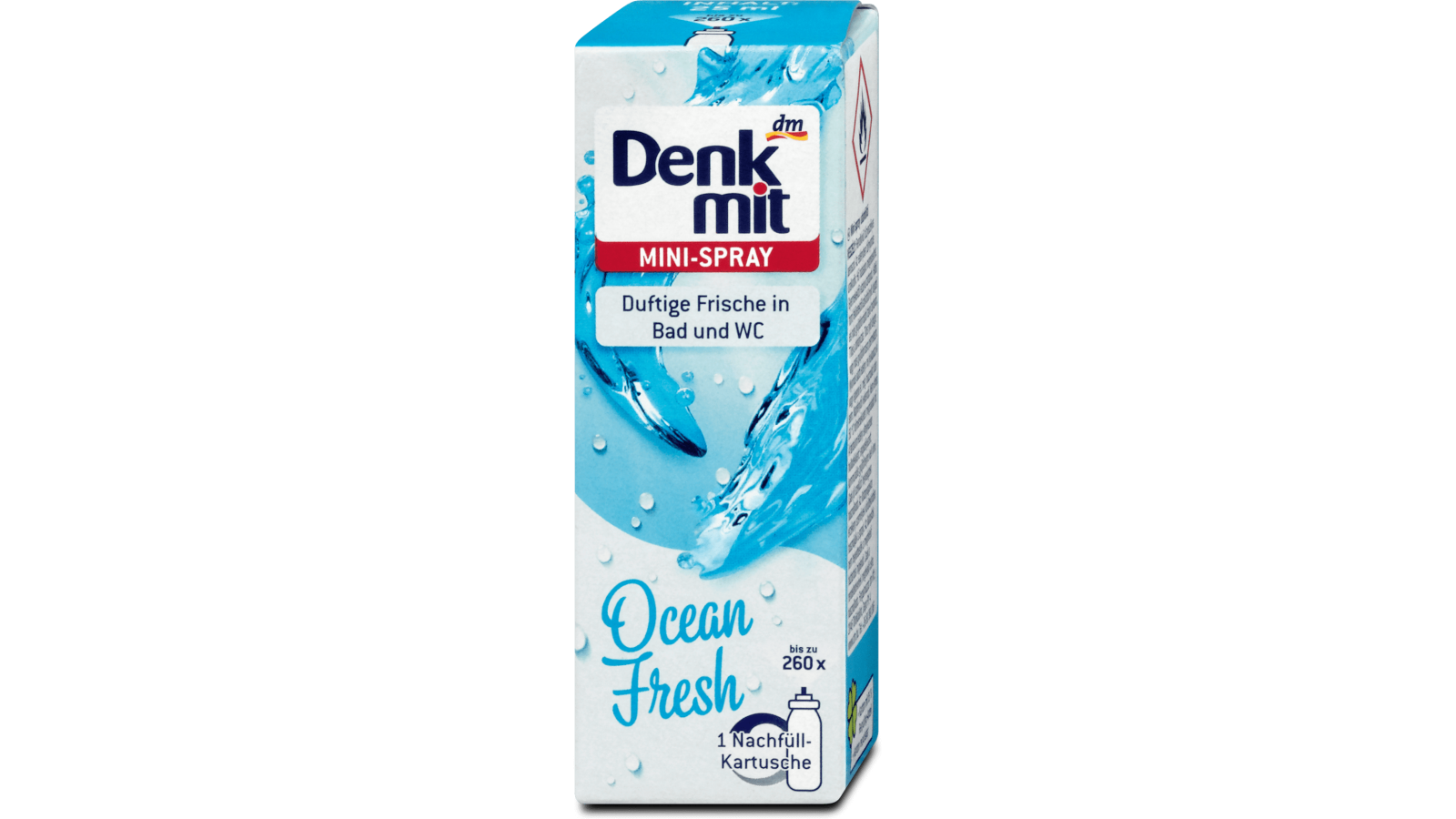 DENKMIT mini osveživač u spreju ocean fresh 25ml - Cenoteka