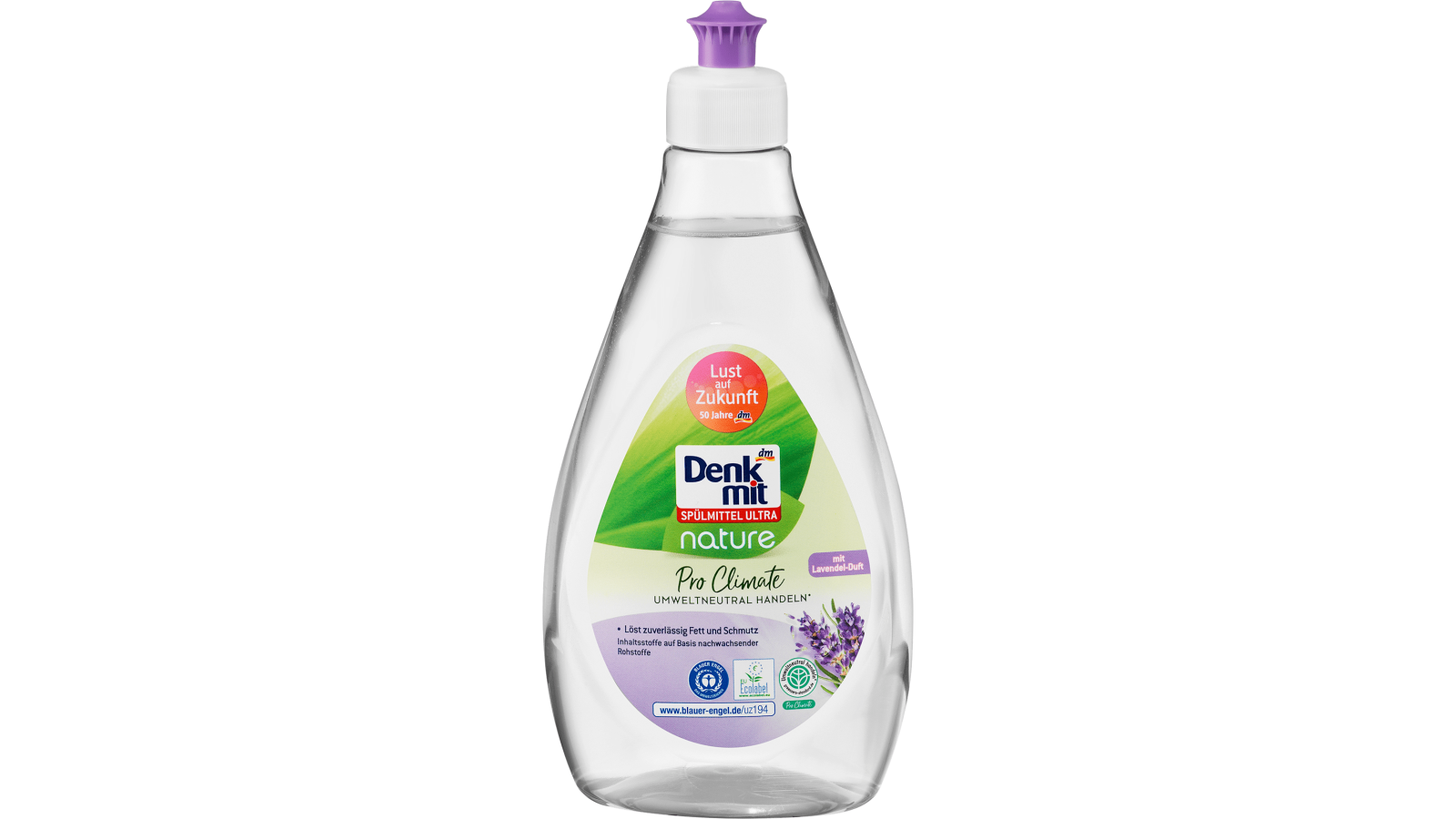 Deterdžent za posuđe DENKMIT Nature pro climate lavanda 500ml - Cenoteka