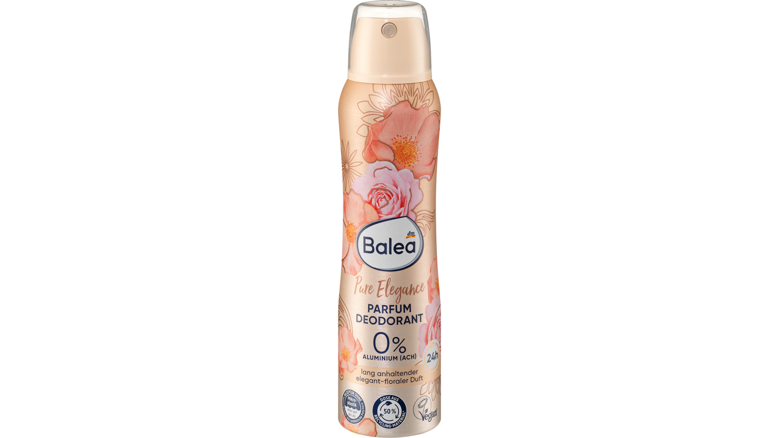 Dezodorans BALEA Pure elegance bez aluminijuma 150ml - Cenoteka