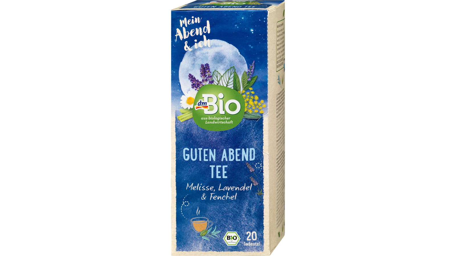 DM BIO Guten abend tee biljke matičnjak lavanda i komorač 30g - Cenoteka