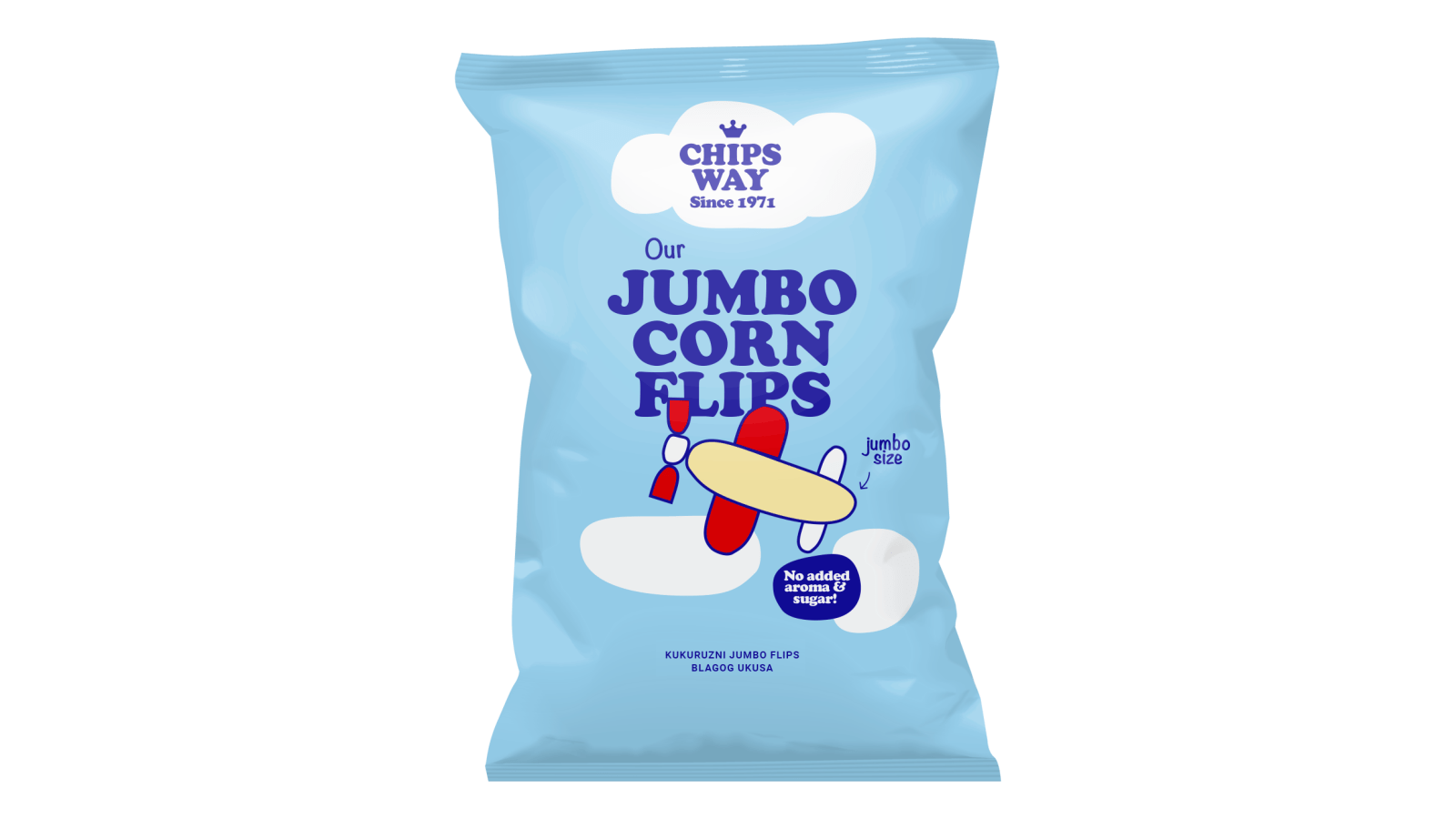 Flips CHIPS WAY jumbo classic 80g - Cenoteka