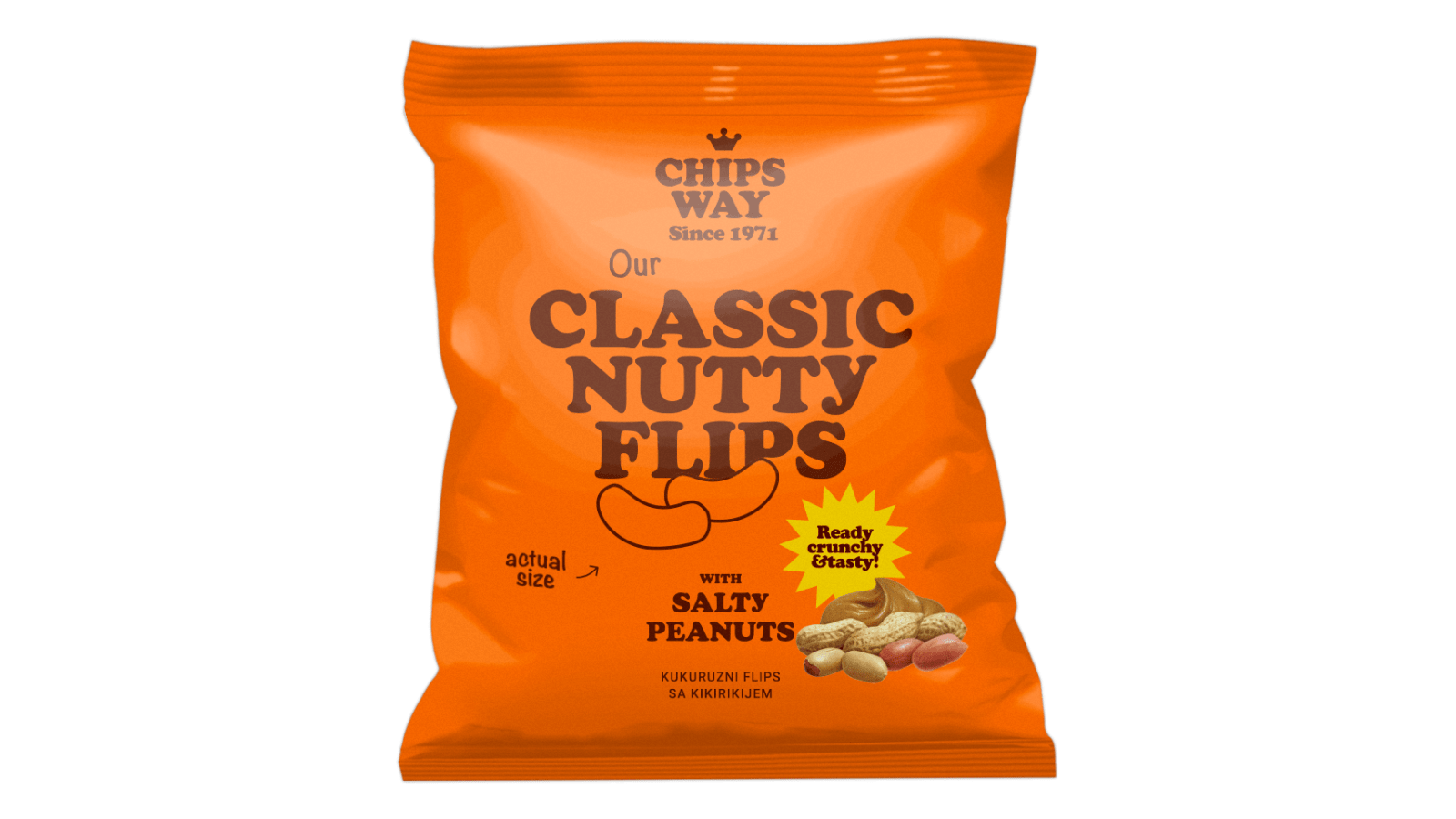 Flips CHIPS WAY kikiriki 40g - Cenoteka