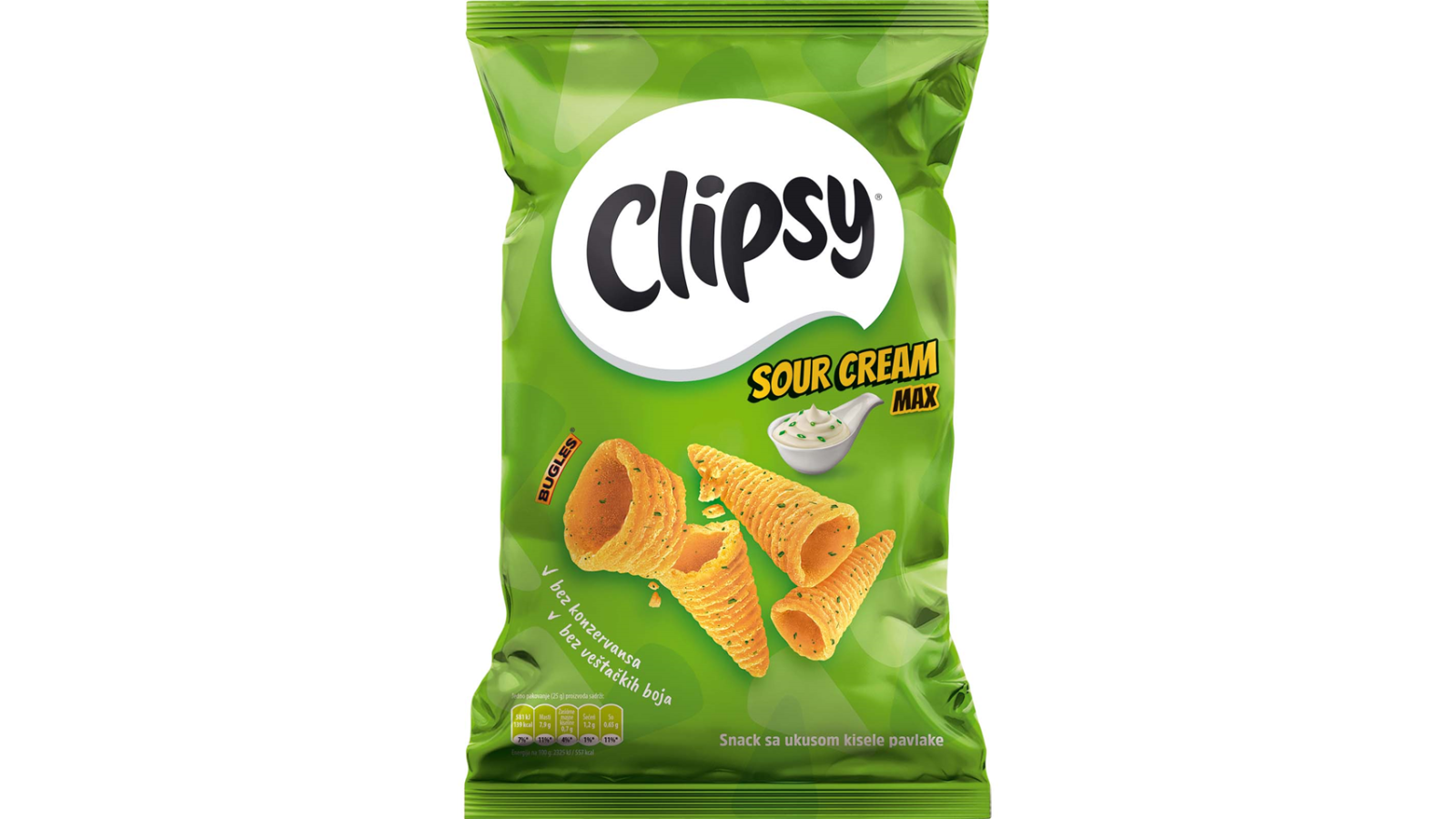 Flips MARBO Clipsy max sour cream 70g - Cenoteka