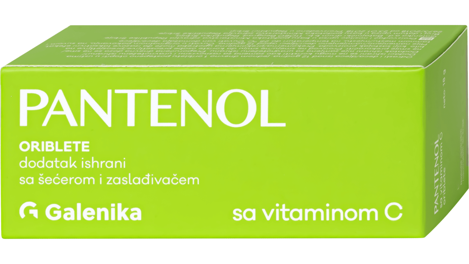 GALENIKA Pantenol sa vitaminom C oriblete 20kom - Cene i Akcije