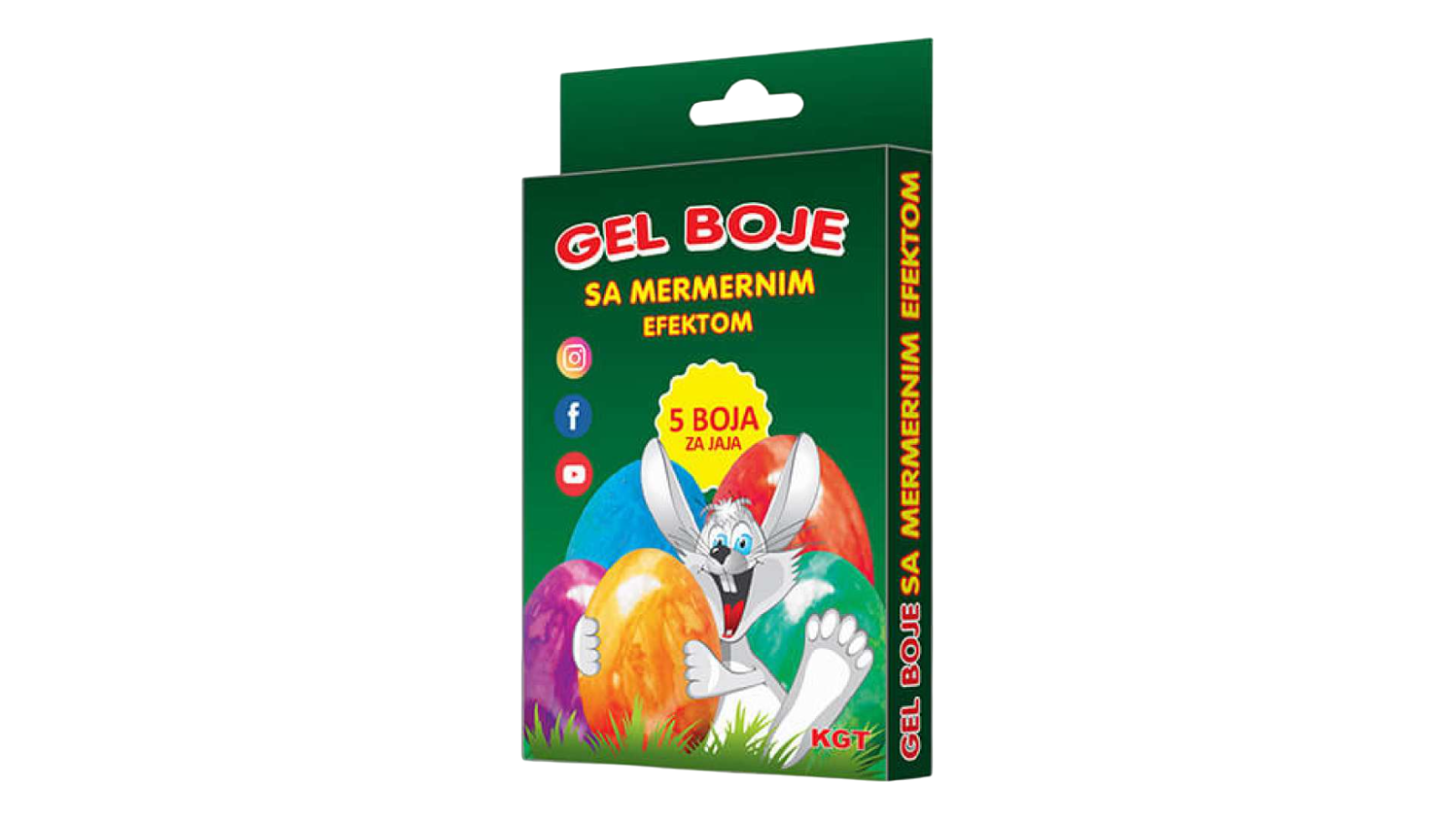 Gel boja za jaja mermer KGT 5kom - Cenoteka
