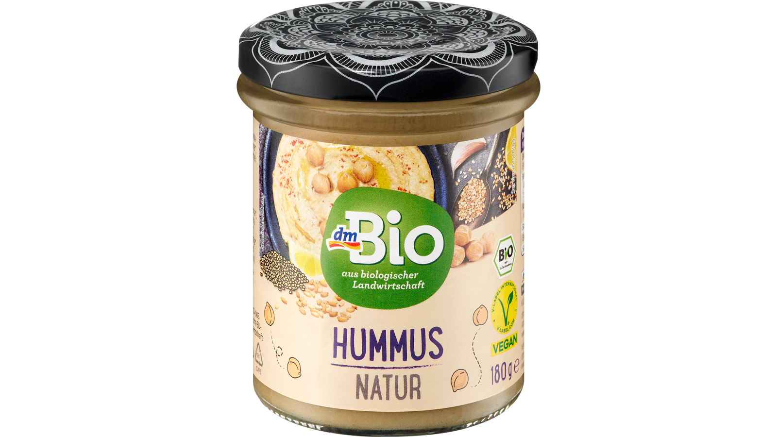 Hummus DM BIO Natur 180g - Cenoteka