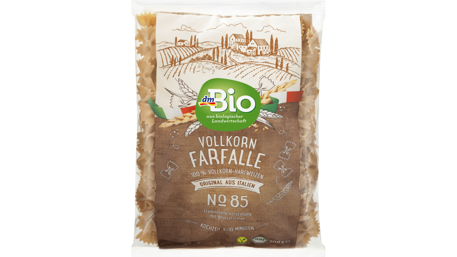 Integralna testenina DM BIO Farfalle mašnice 500g - Cenoteka