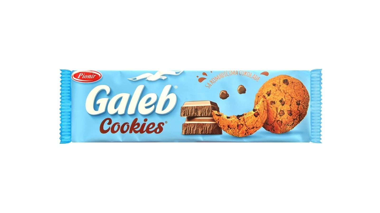 Keks PIONIR Galeb cookies čokolada 145g - Cenoteka