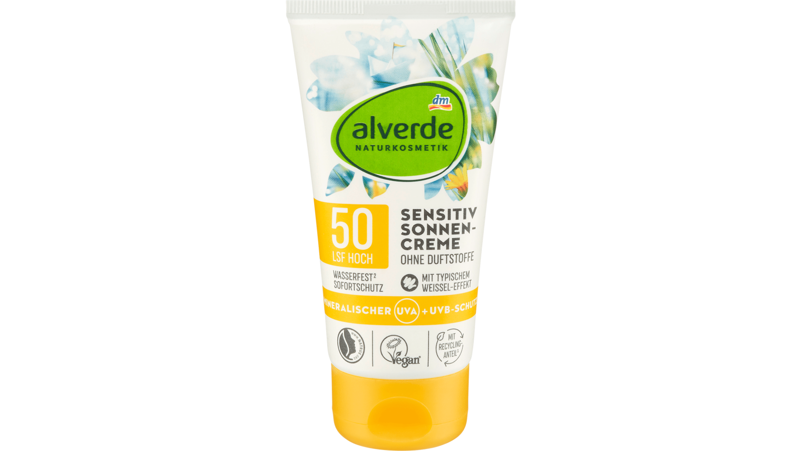 Krema ALVERDE Sensitiv za zaštitu od sunca SPF50 75ml - Cenoteka