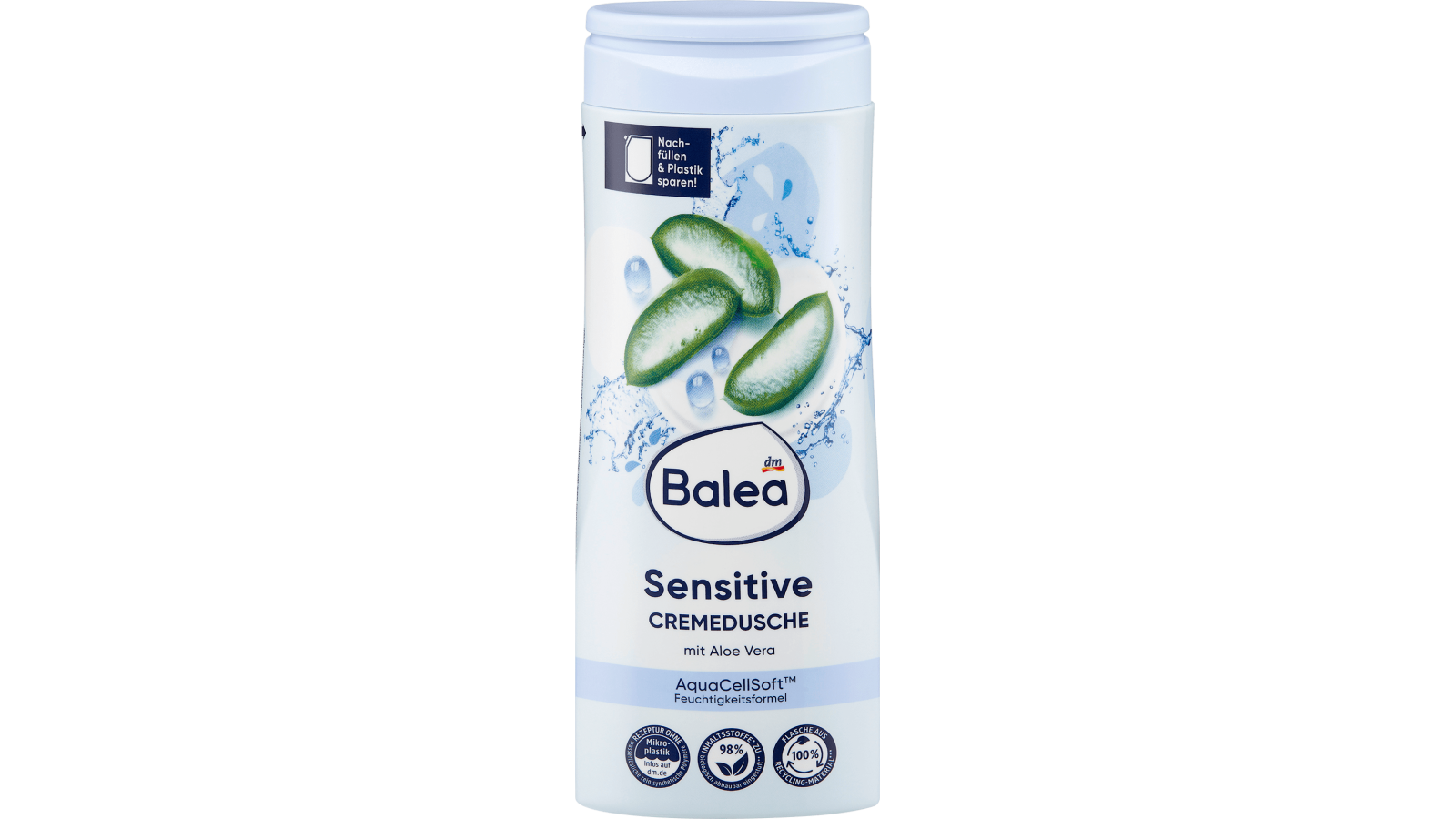 Kremasti gel za tuširanje BALEA Sensitive aloe vera 300ml - Cenoteka