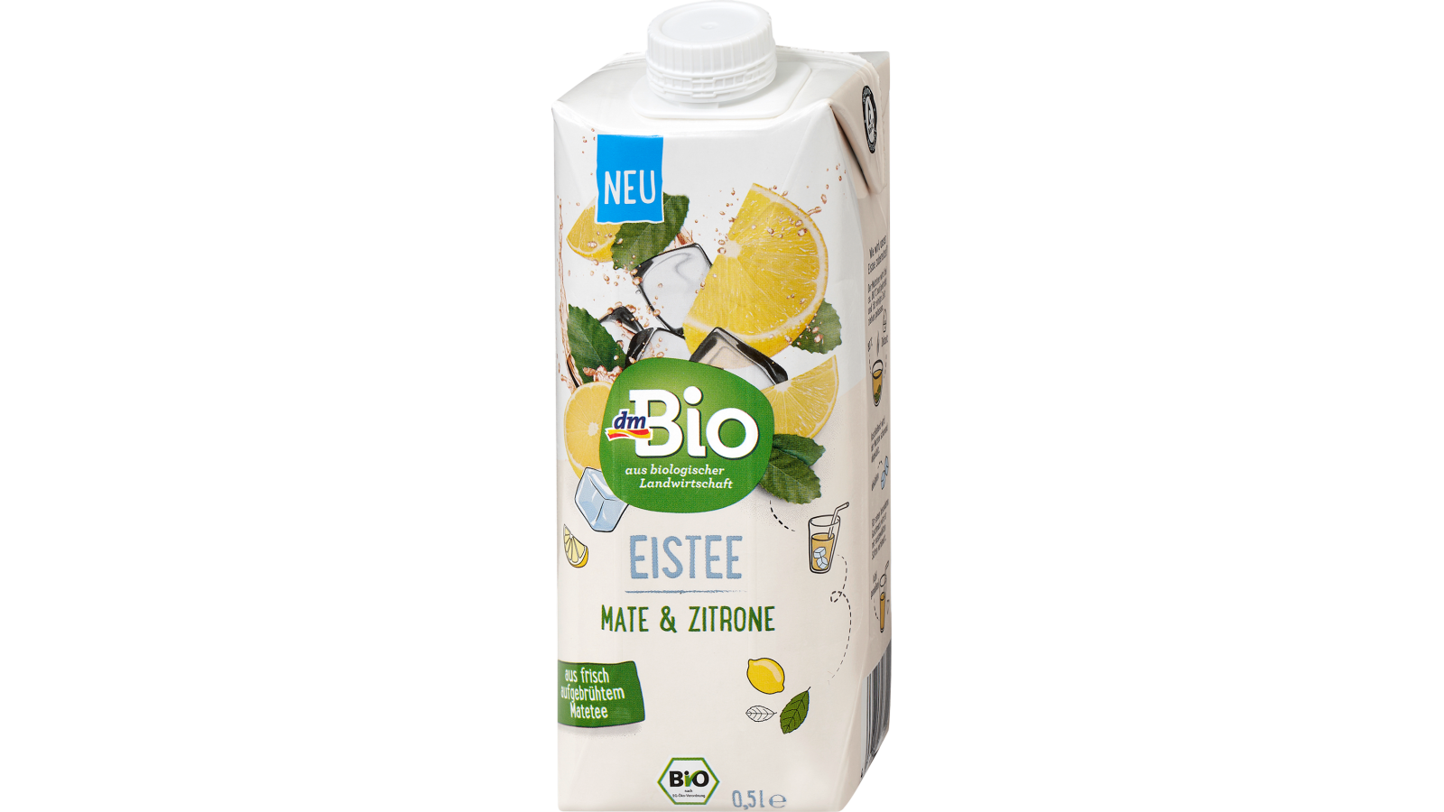 Ledeni čaj DM BIO mate čaj limun 500ml - Cenoteka