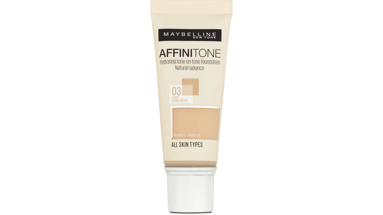 MAYBELLINE Affinitone tečni puder 03 light sand beige - Cenoteka