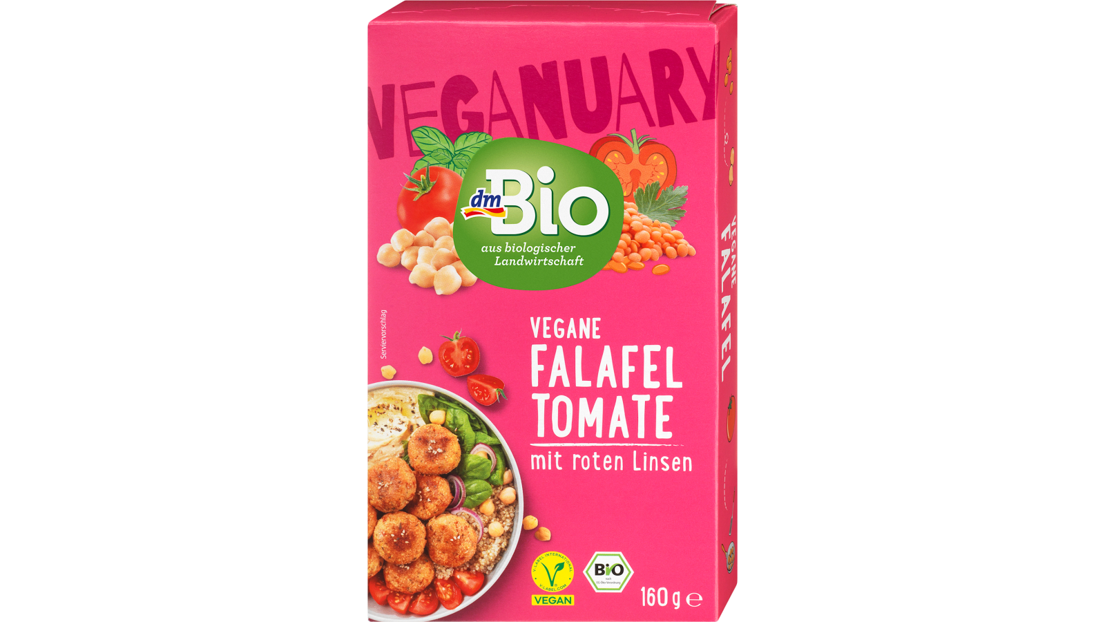 Mešavina za falafel DM BIO crveno sočivo i paradajz 160g - Cenoteka