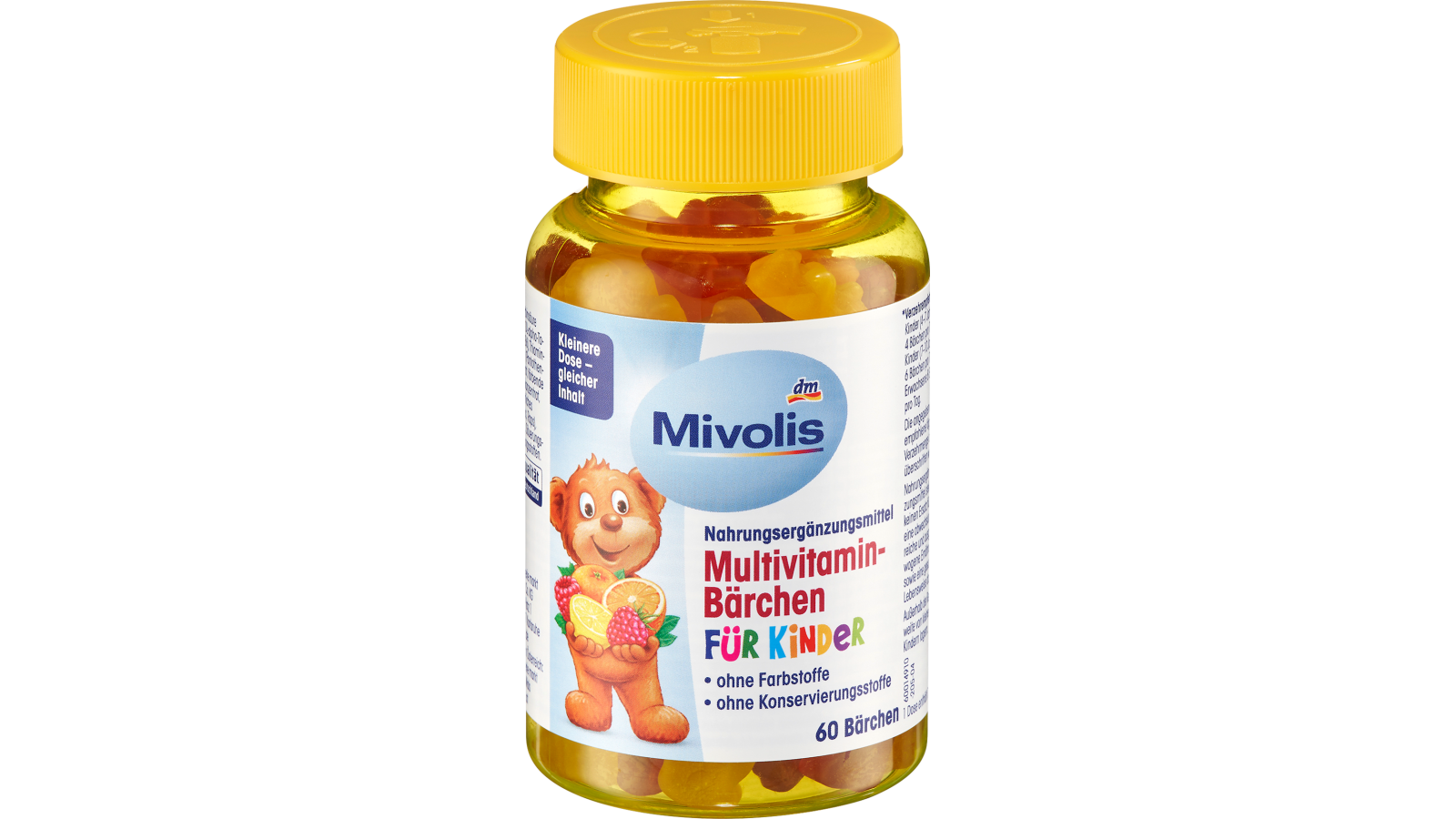 MIVOLIS multivitaminski medvedići za decu 60kom - Cenoteka