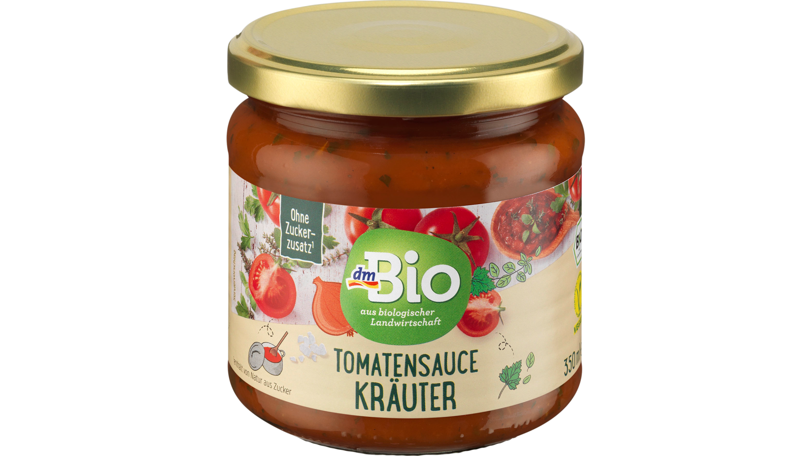 Paradajz sos DM BIO sa biljem 350ml - Cenoteka