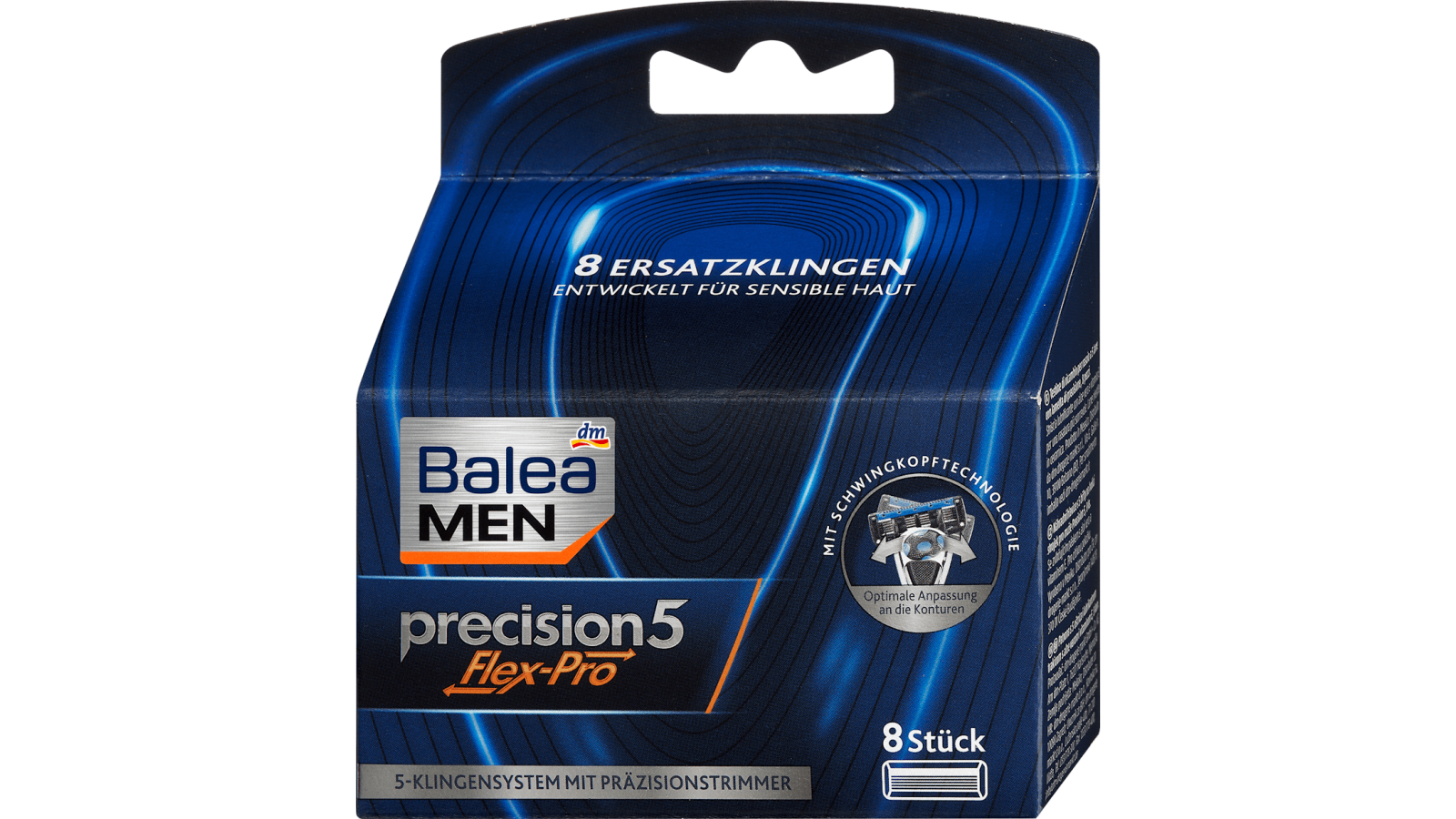 Patrone BALEA MEN Precision 5 flex pro 8kom - Cenoteka