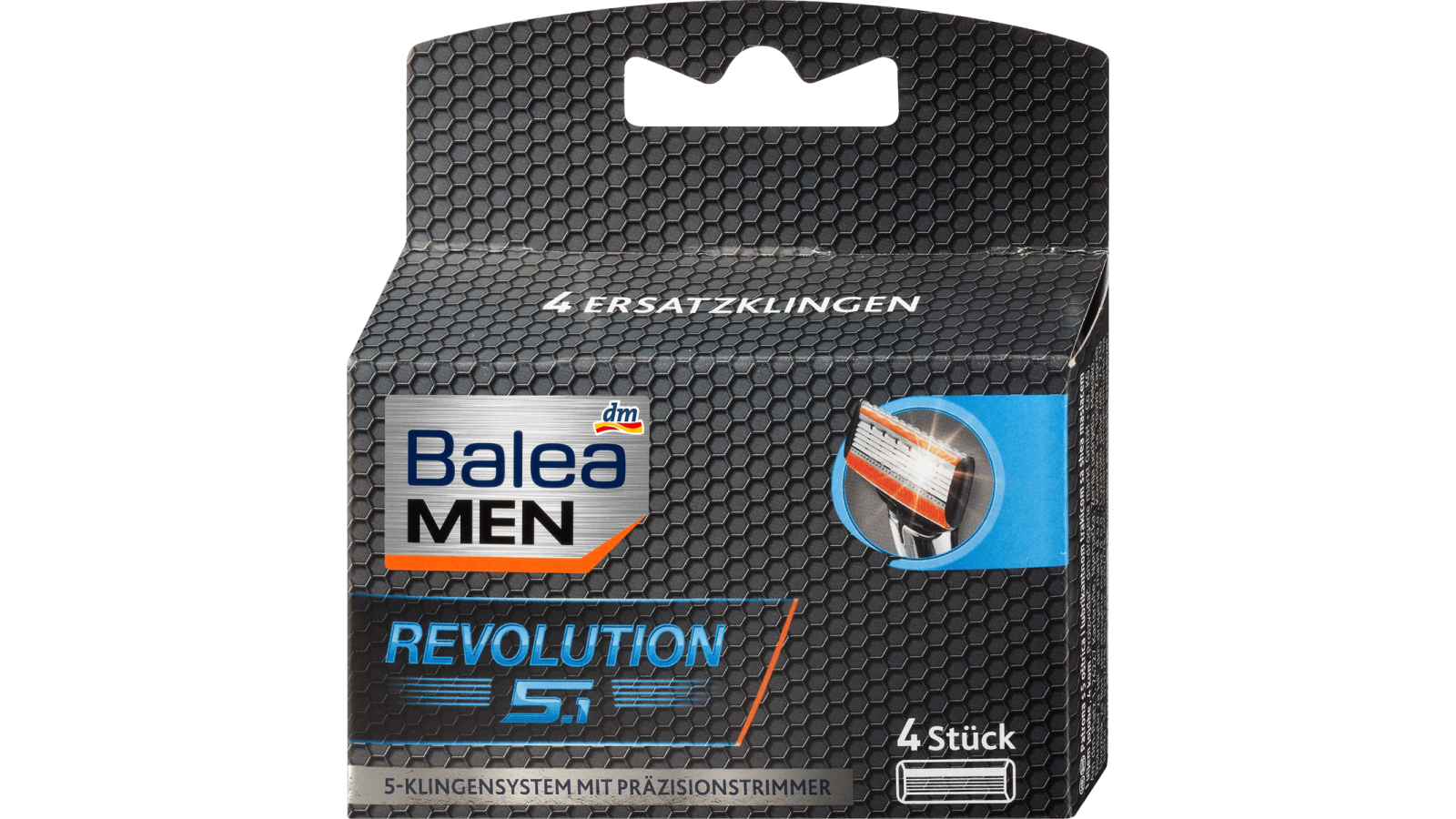 Patrone BALEA MEN Revolution 5.1 4kom - Cenoteka