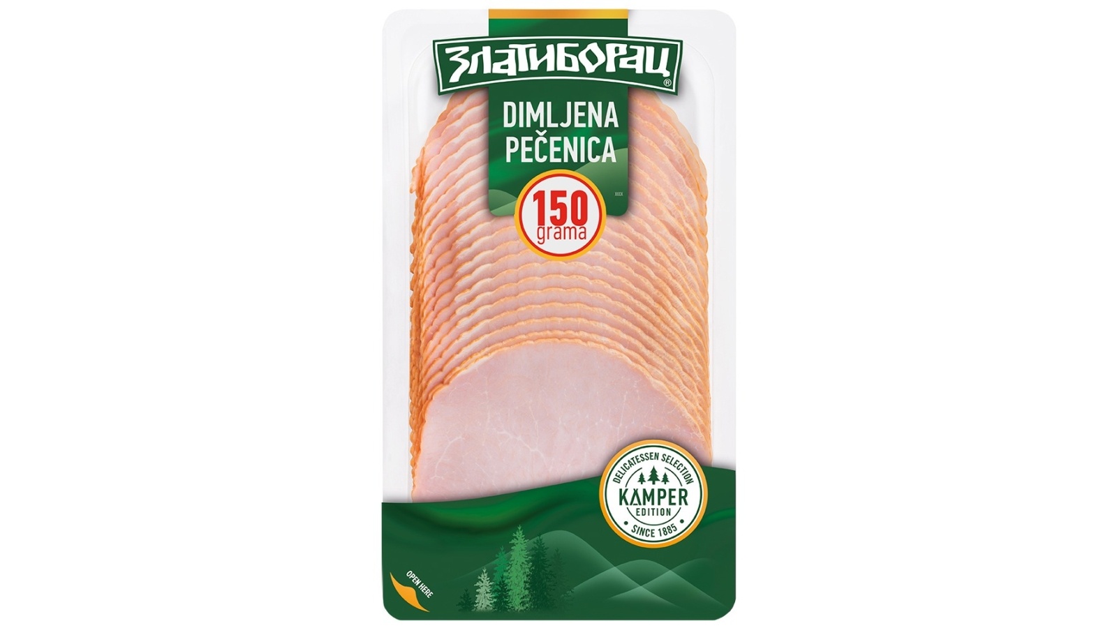 Pečenica ZLATIBORAC kamper slajs 150g - Cenoteka