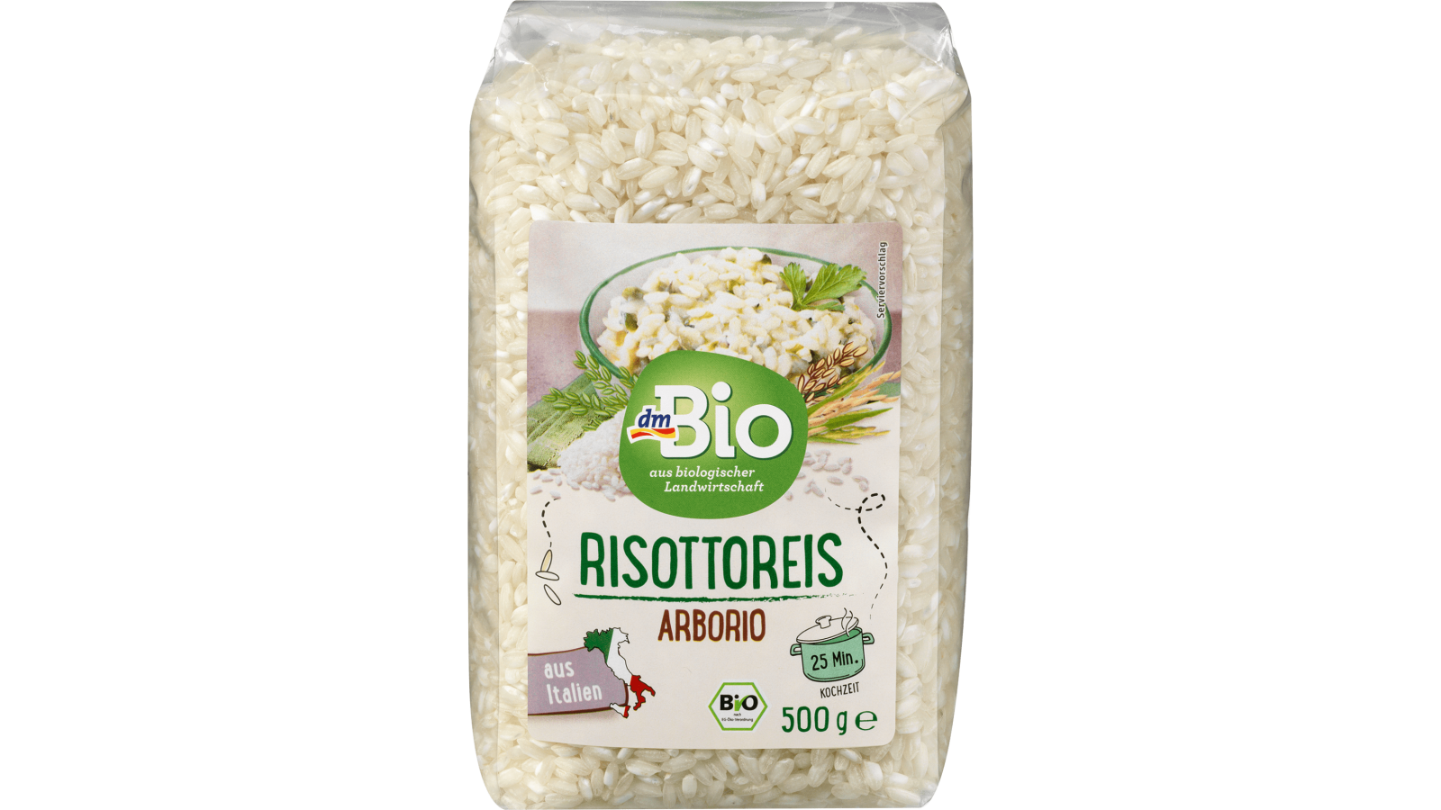 Pirinač DM BIO za rižoto dugo zrno 500g - Cenoteka