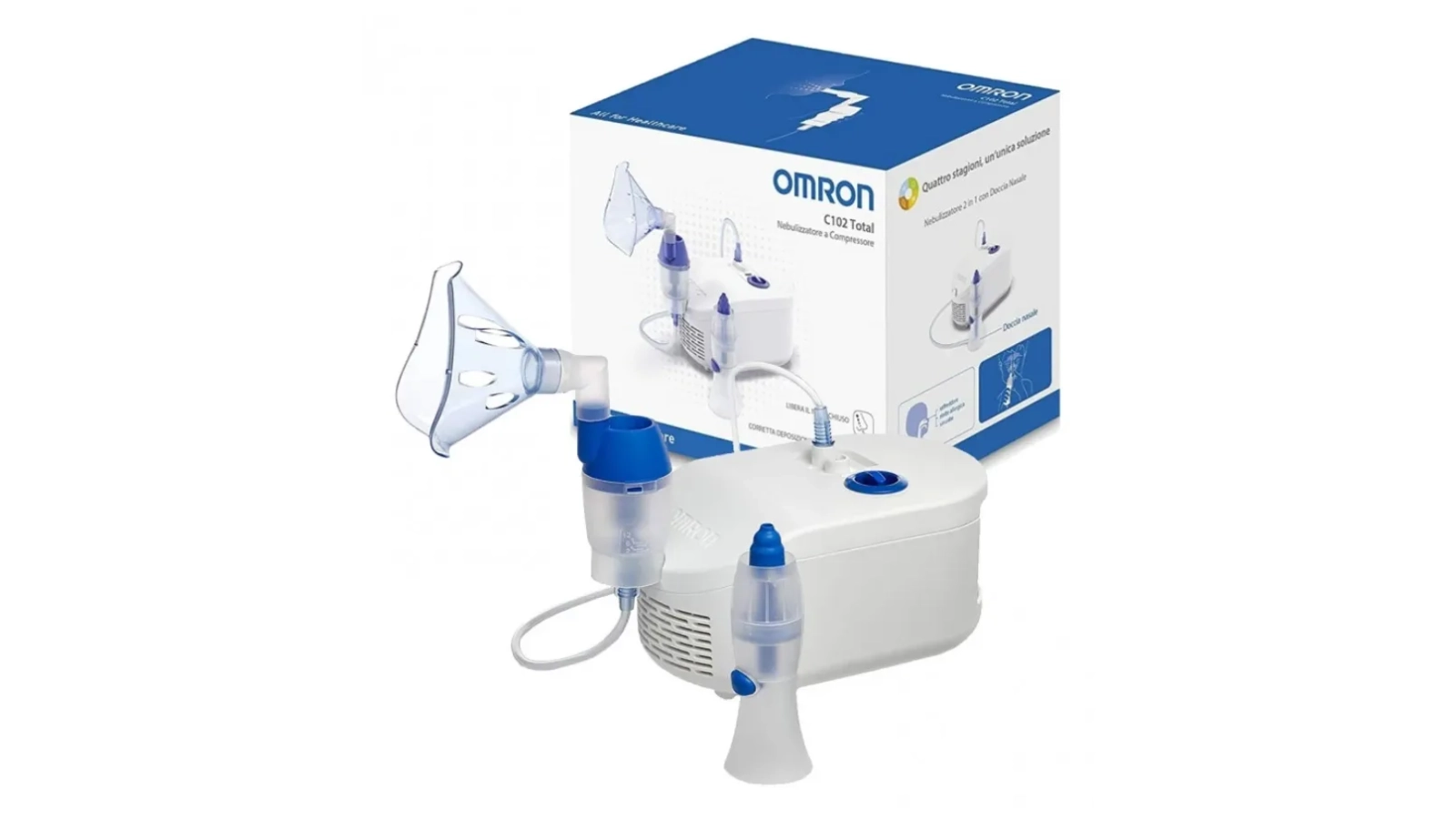 PRIZMA inhalator sa nazalnim tušem Omron C102 Total - Cenoteka