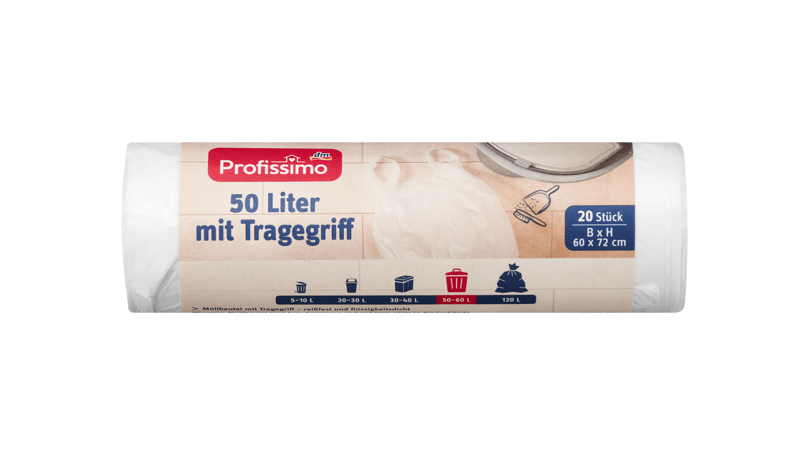 PROFISSIMO kese za smeće sa ručkama 50l 20kom - Cenoteka