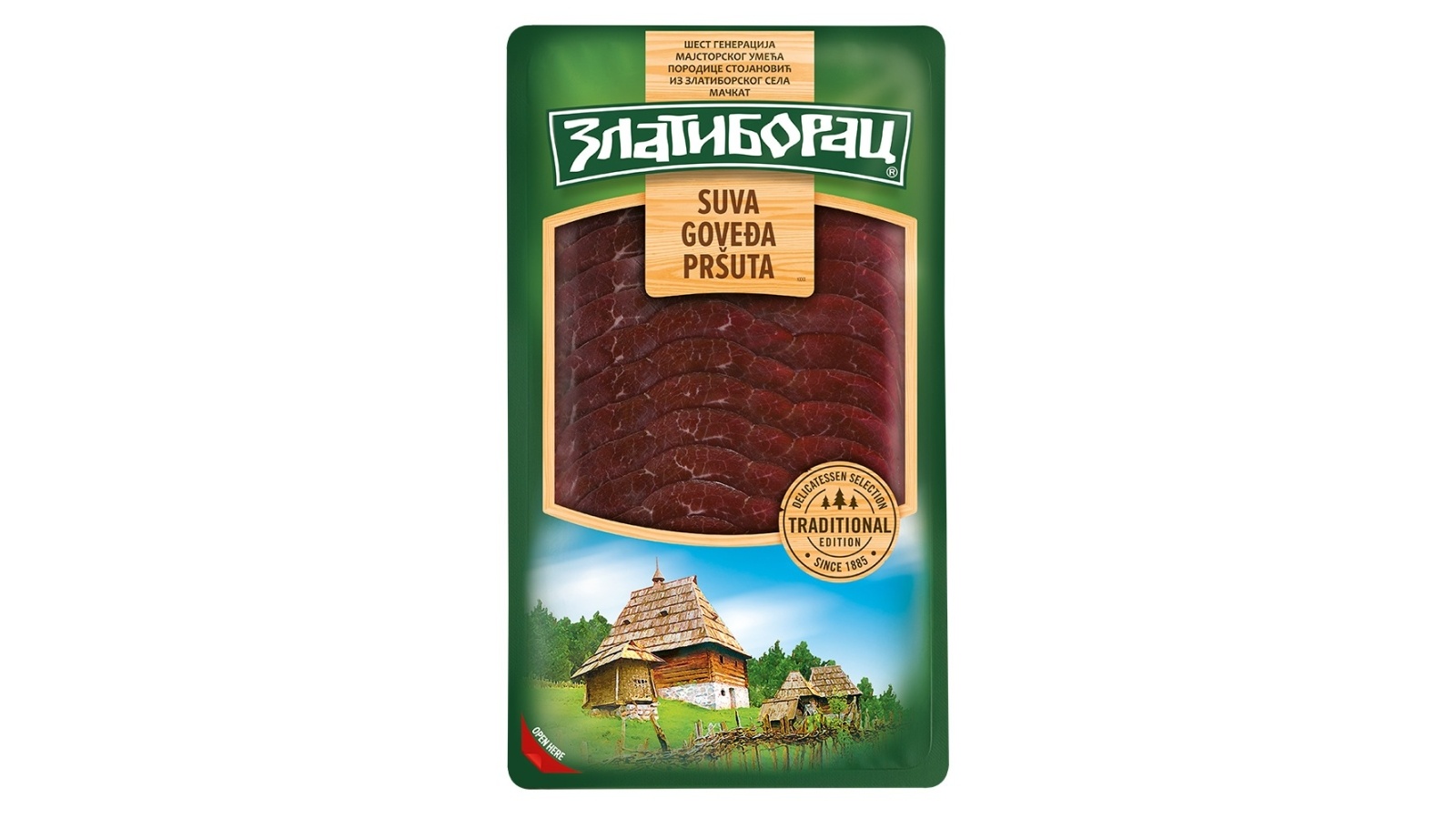 Pršuta ZLATIBORAC goveđa vakuum 100g - Cene i Akcije