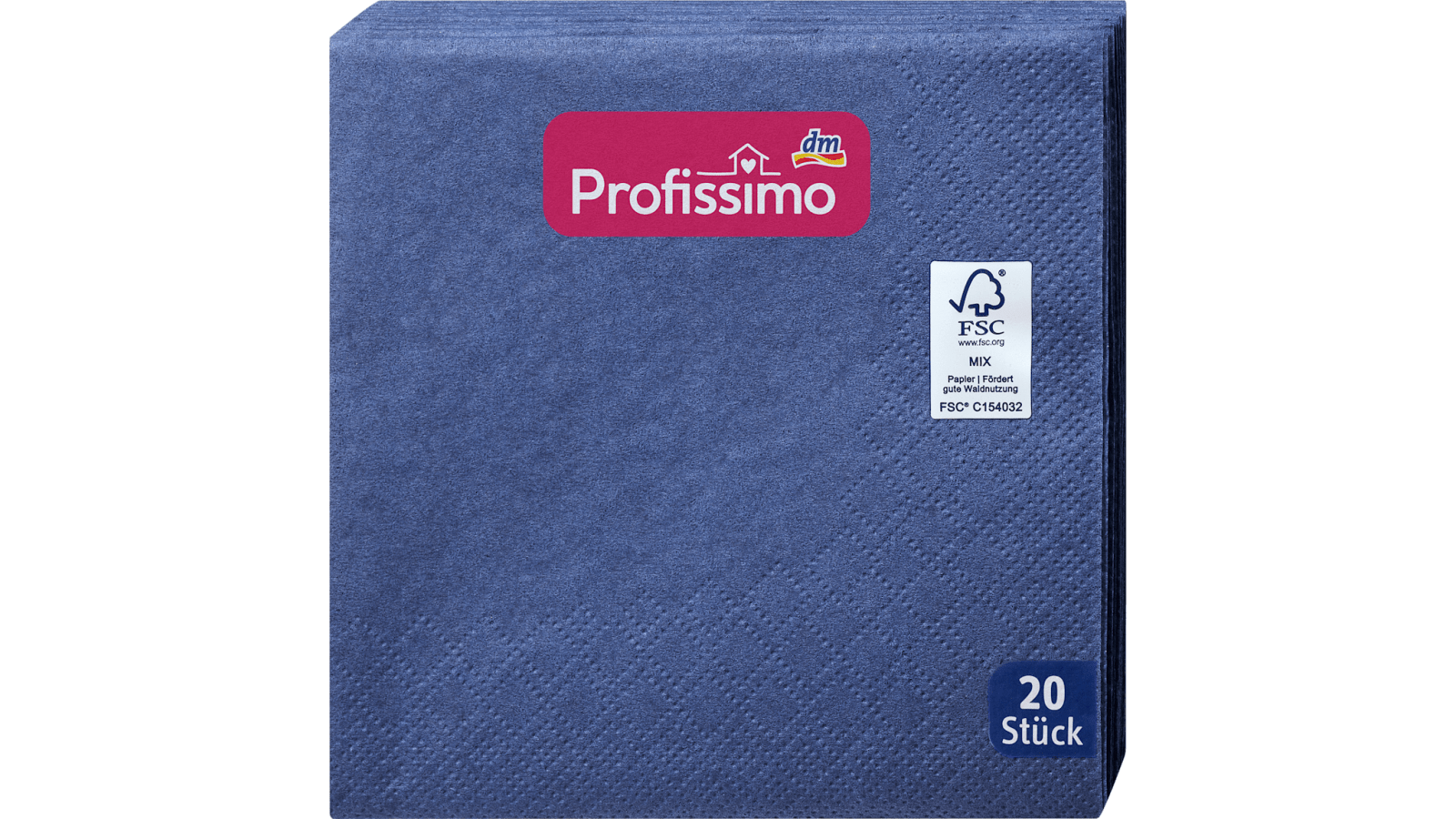 Salvete PROFISSIMO tamnoplave 20kom - Cenoteka