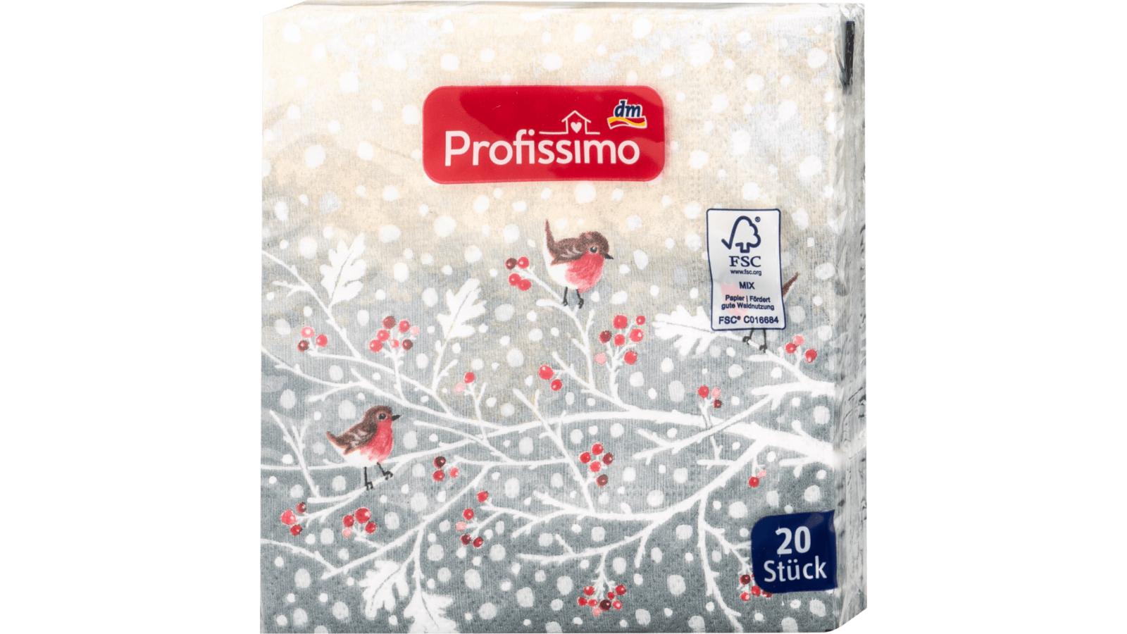 Salvete PROFISSIMO Zimska ptica 20kom - Cenoteka