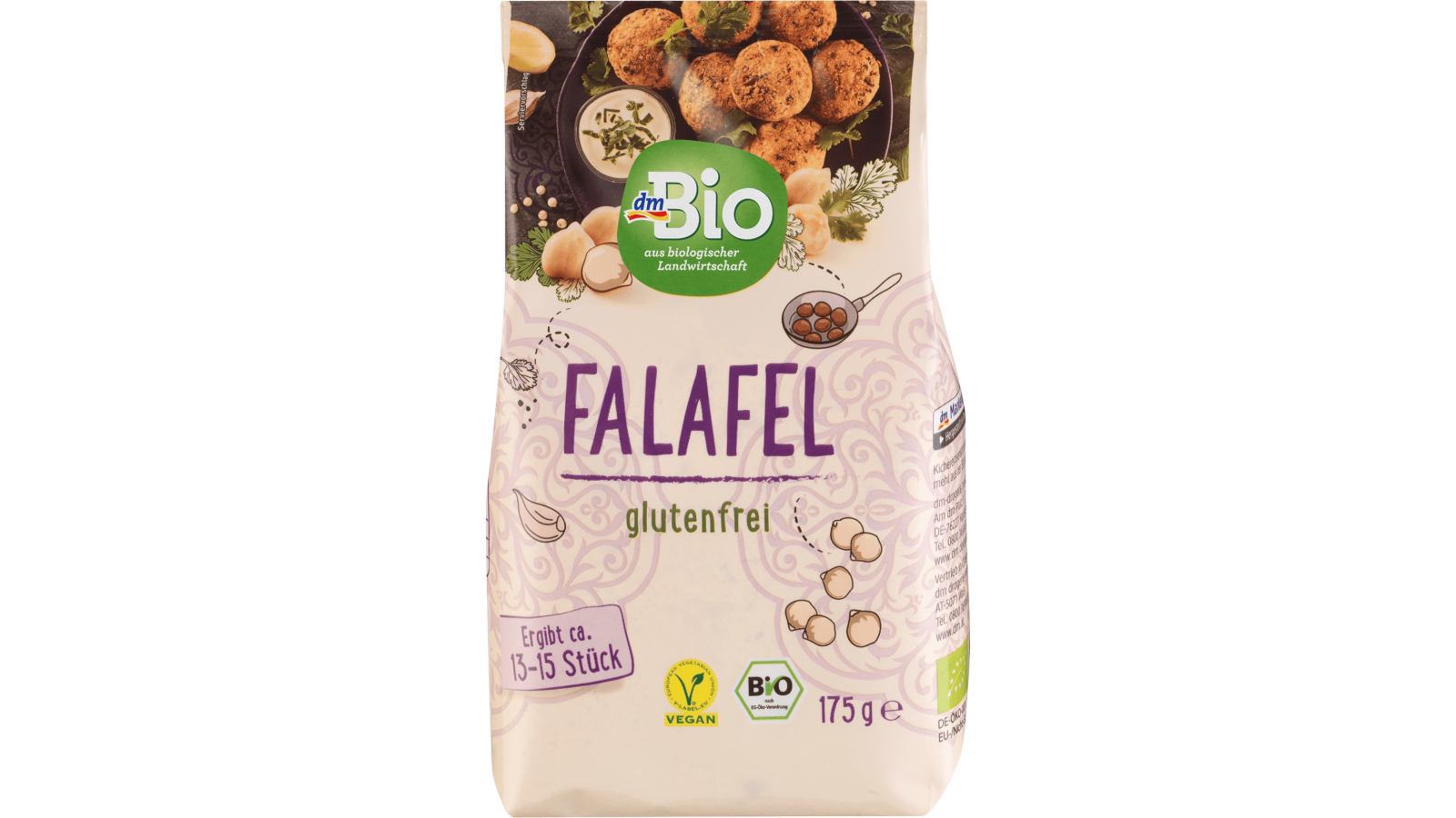 Smeša za falafel DM BIO 175g - Cenoteka