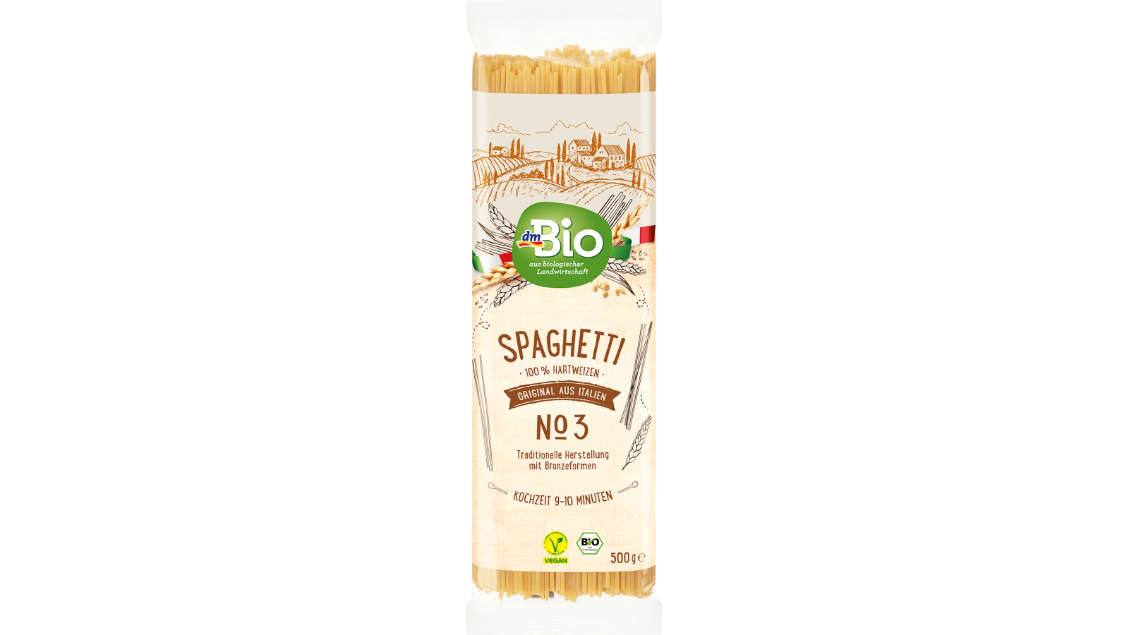 Špagete DM BIO od osušene durum pšenice 500g - Cenoteka