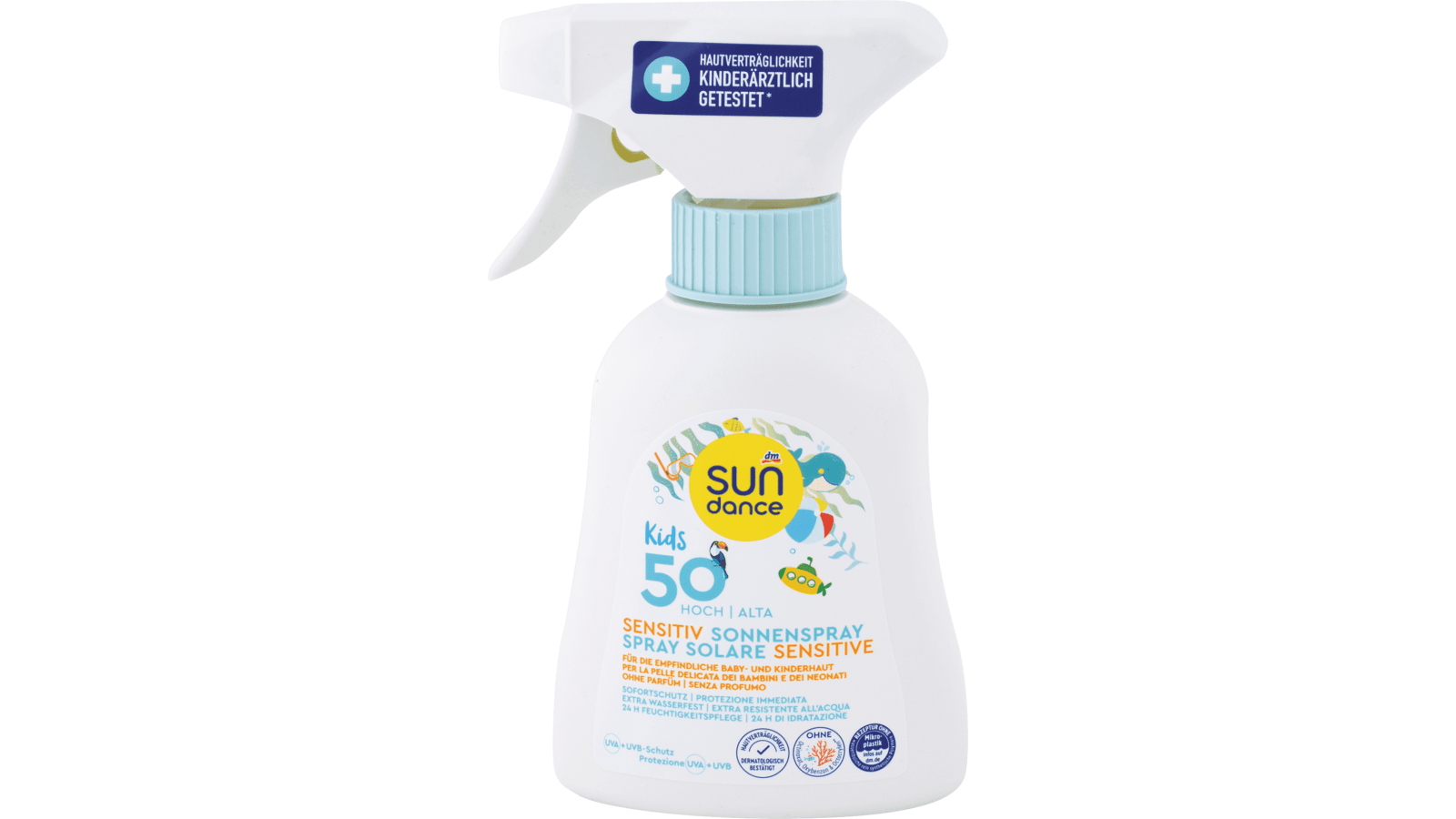 Sprej za sunčanje SUNDANCE Kids sensitive SPF50+ 200ml - Cenoteka