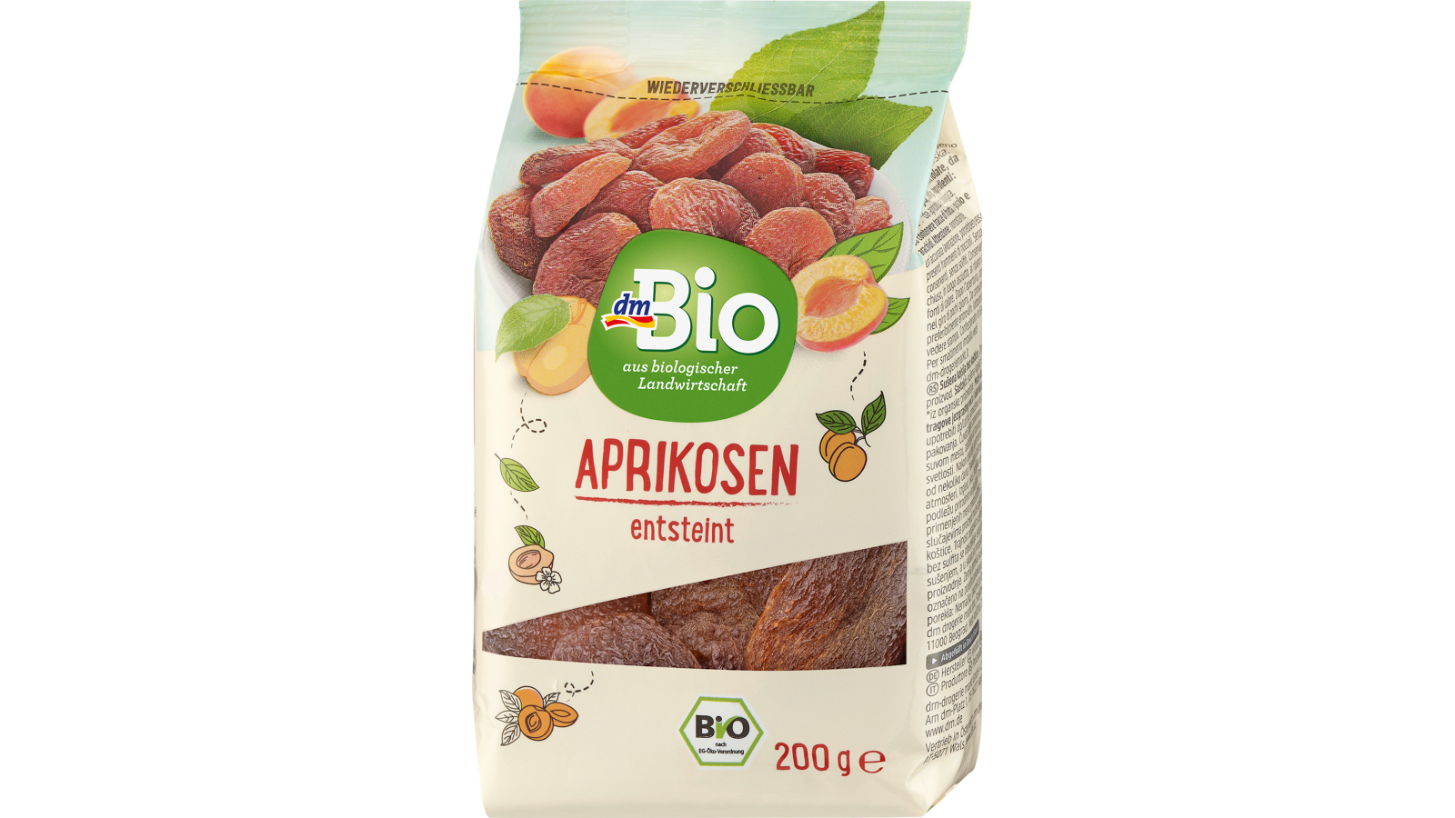 Suva kajsija DM BIO bez koštice 200g - Cenoteka