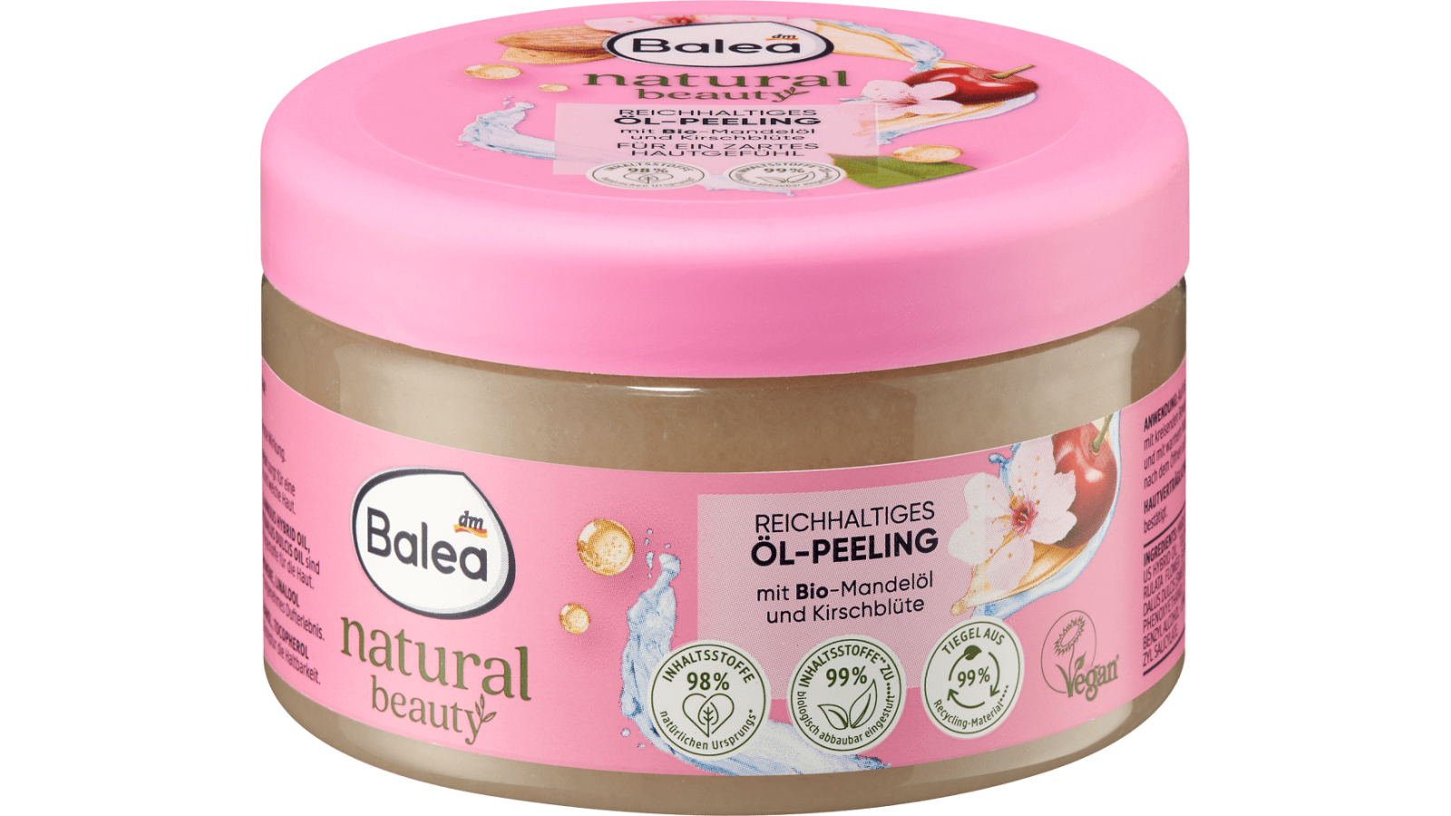 Uljani piling za telo BALEA bademovo ulje i cvet trešnje 300g - Cenoteka