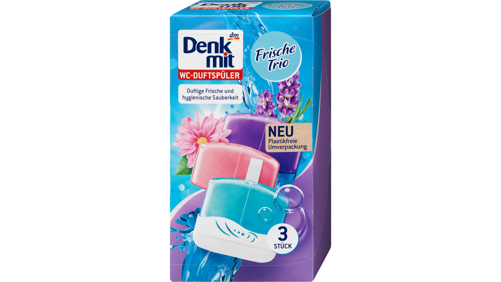 WC osveživač DENKMIT frische-trio 3x55ml - Cenoteka