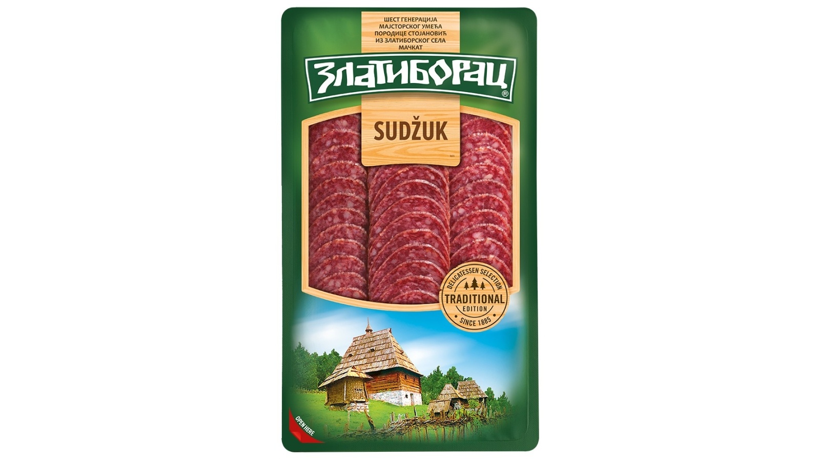 ZLATIBORAC sudžuk slajs 100g - Cenoteka